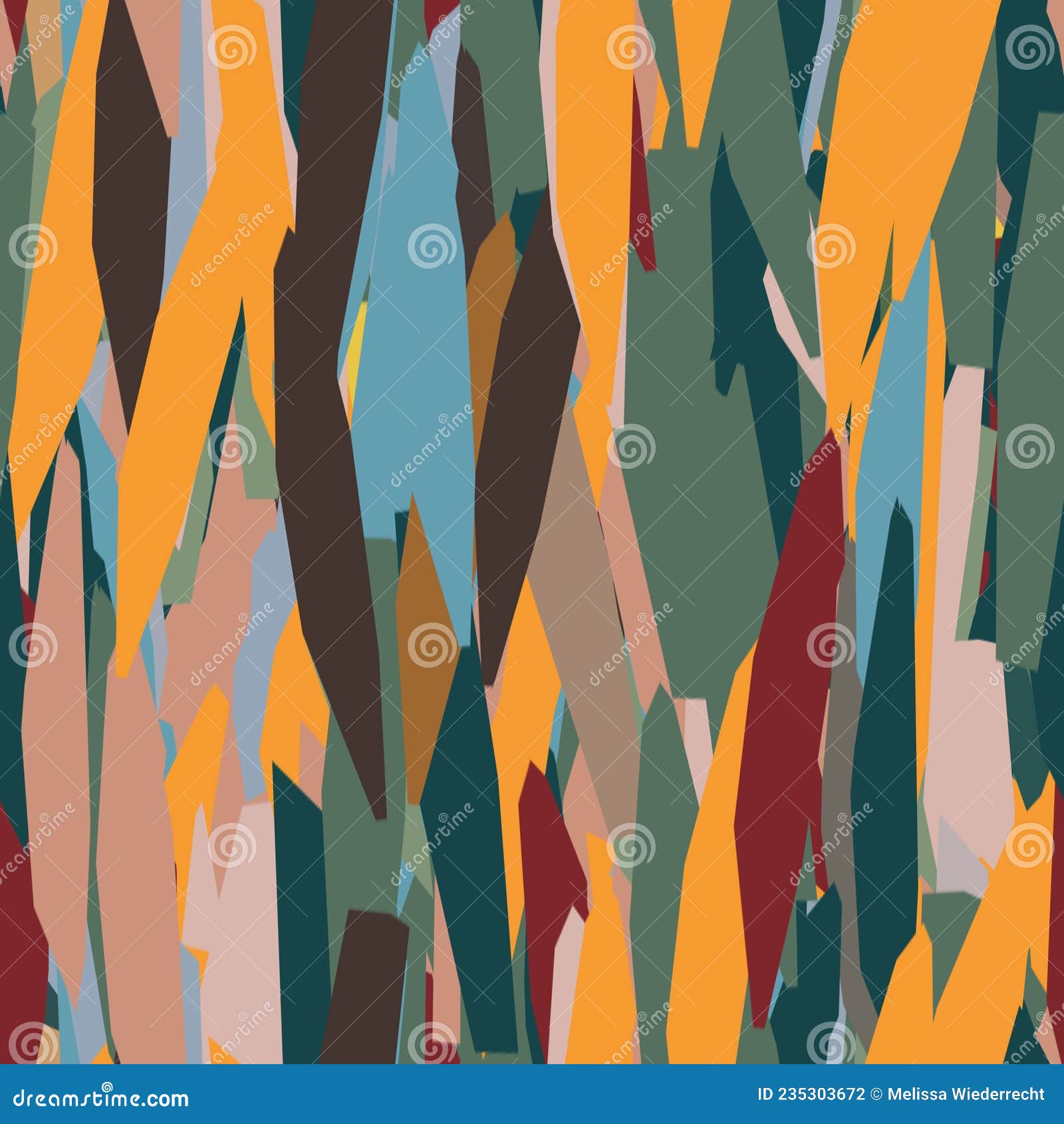 Seamless Funky Expressive and Energetic Paper Cut Out Collage Surface ...