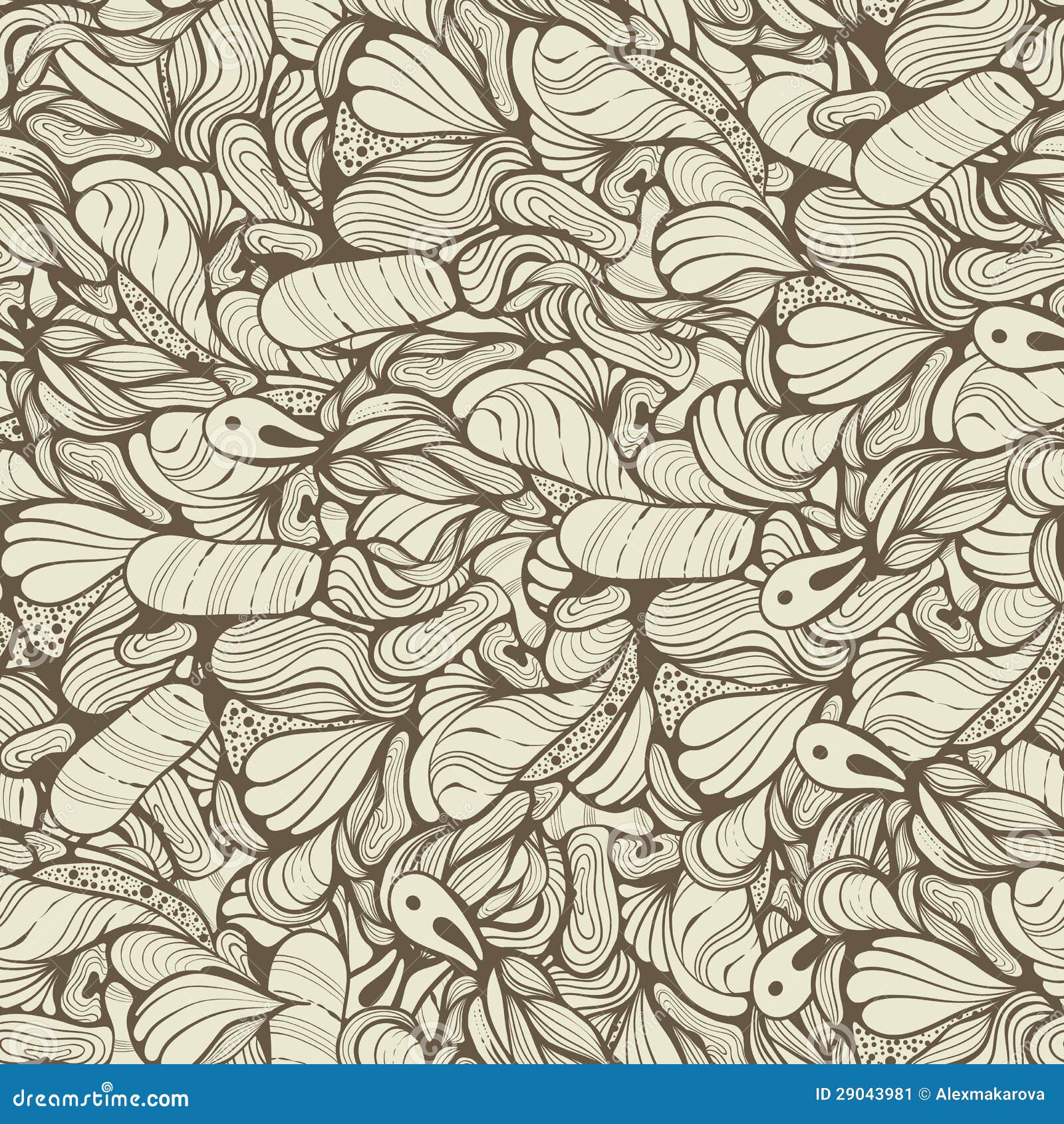 Seamless Funky Pattern stock vector. Illustration of line - 29043981