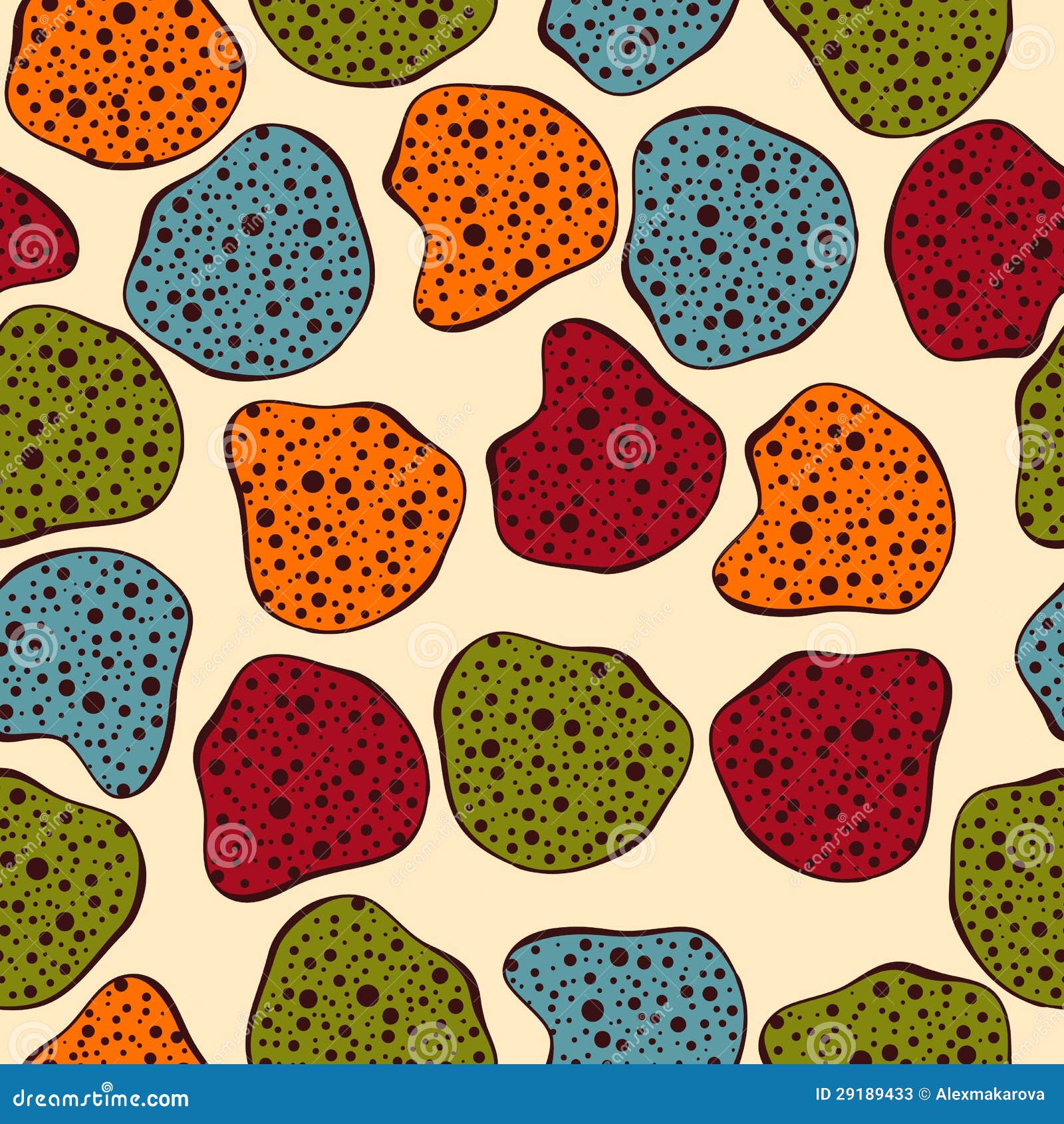 Seamless Funky Pattern stock vector. Illustration of paper - 29189433