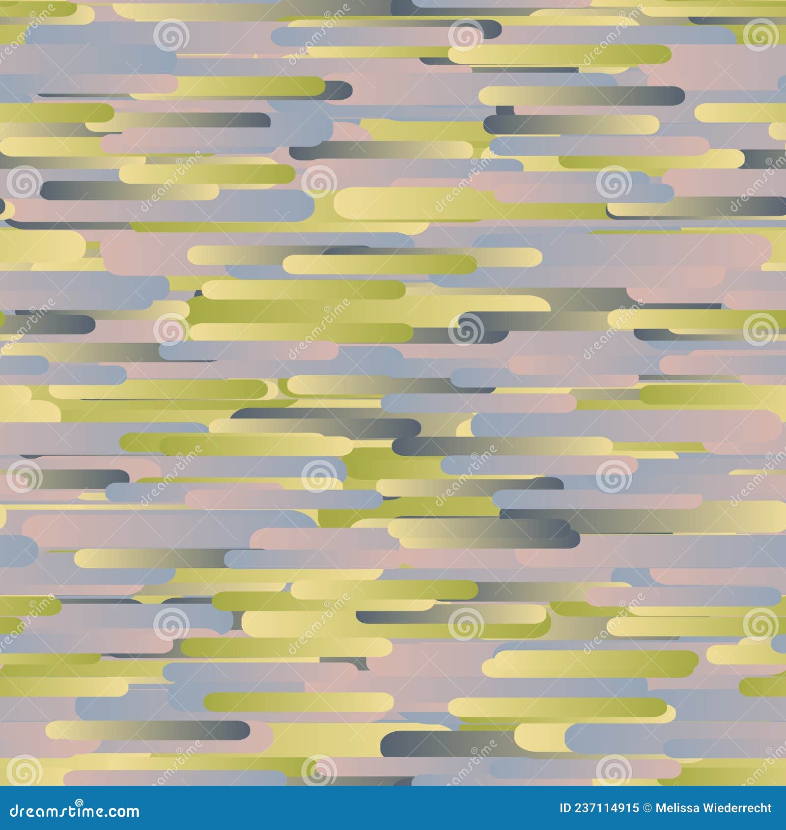 Seamless Funky Pill Shaped Gradient Lines Surface Pattern Design for ...