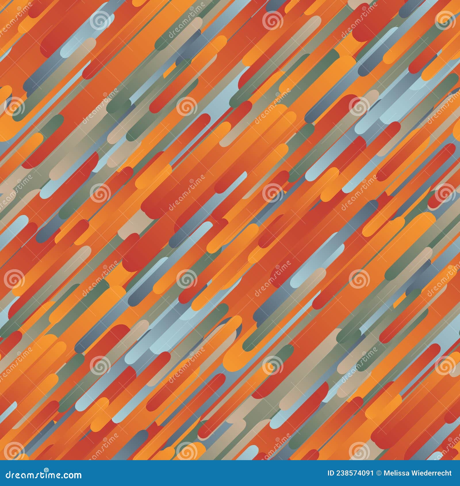 Seamless Funky Pill Shaped Gradient Lines Surface Pattern Design for ...