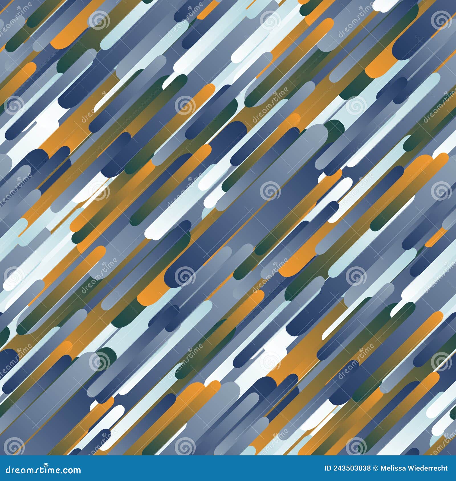 Seamless Funky Pill Shaped Gradient Lines Surface Pattern Design for ...