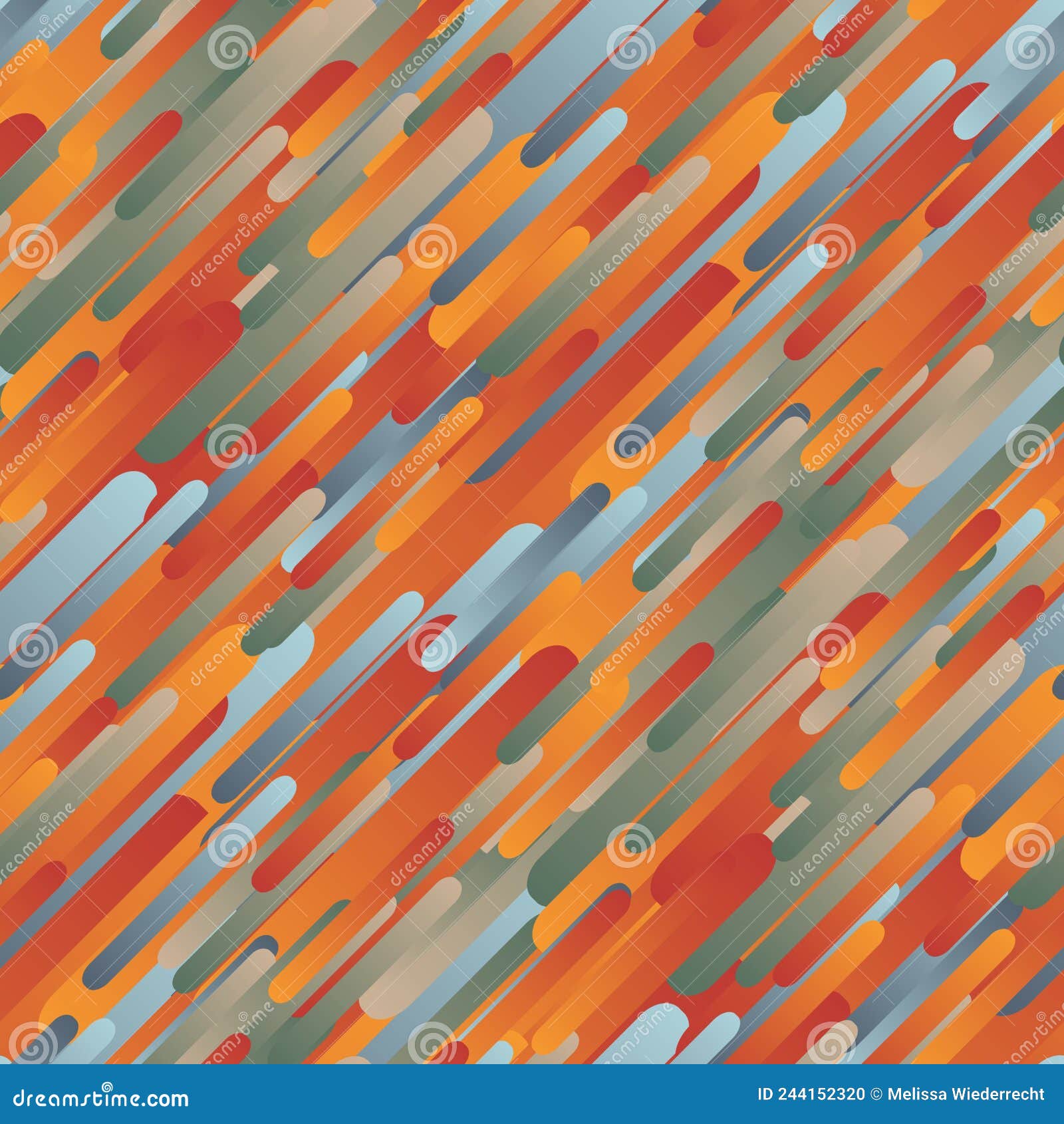 Seamless Funky Pill Shaped Gradient Lines Surface Pattern Design for ...