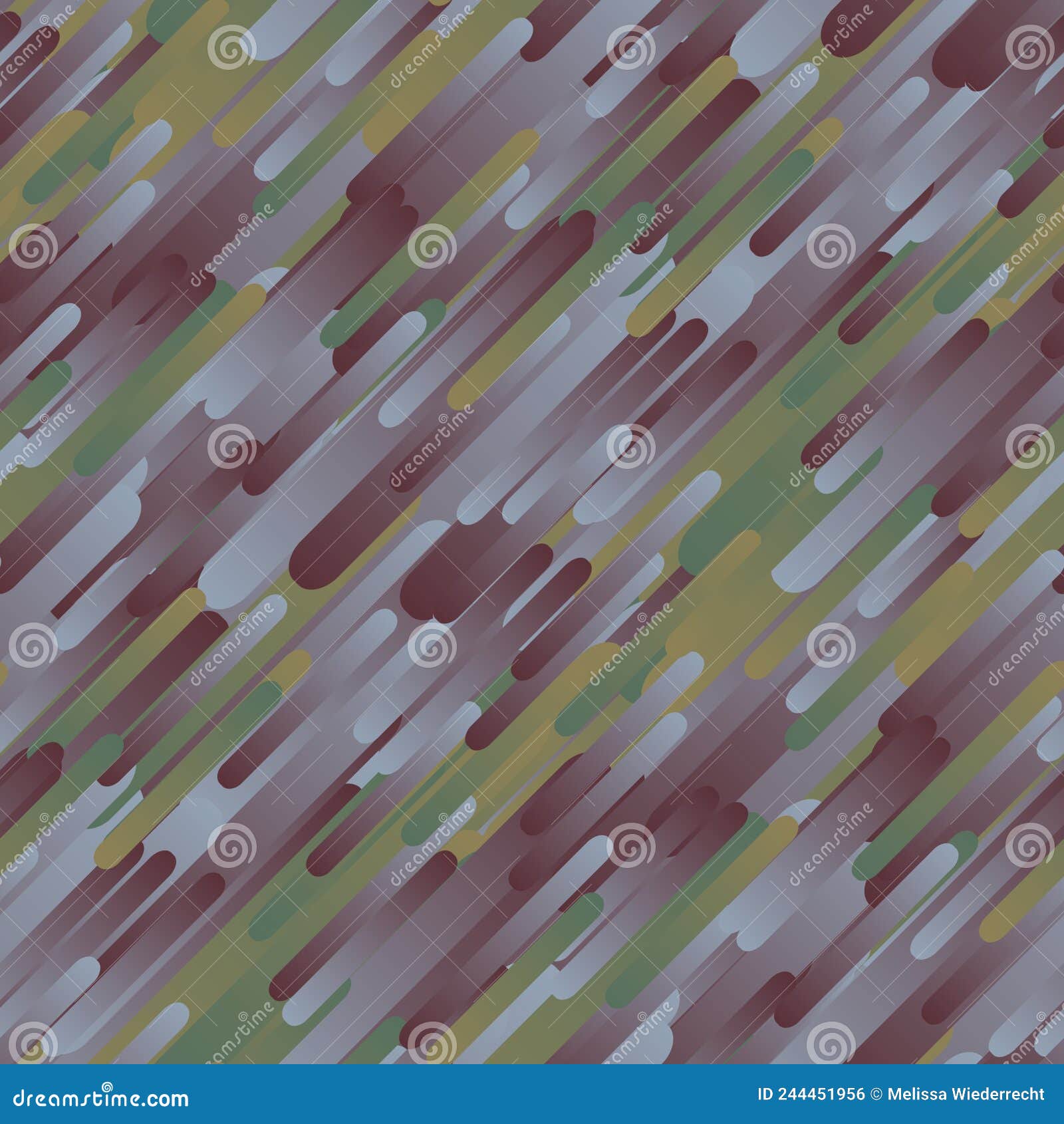 Seamless Funky Pill Shaped Gradient Lines Surface Pattern Design for ...