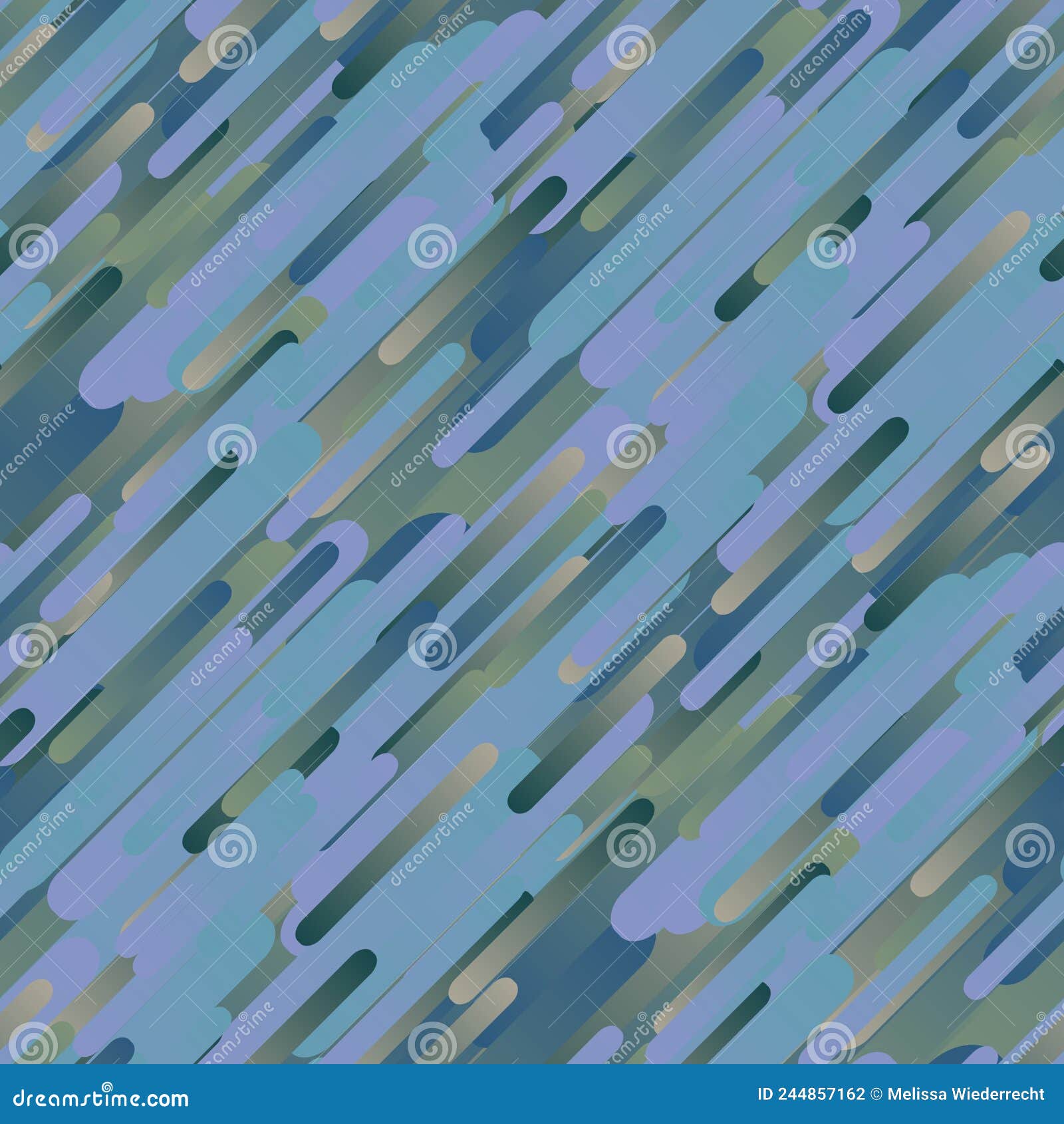 Seamless Funky Pill Shaped Gradient Lines Surface Pattern Design for ...