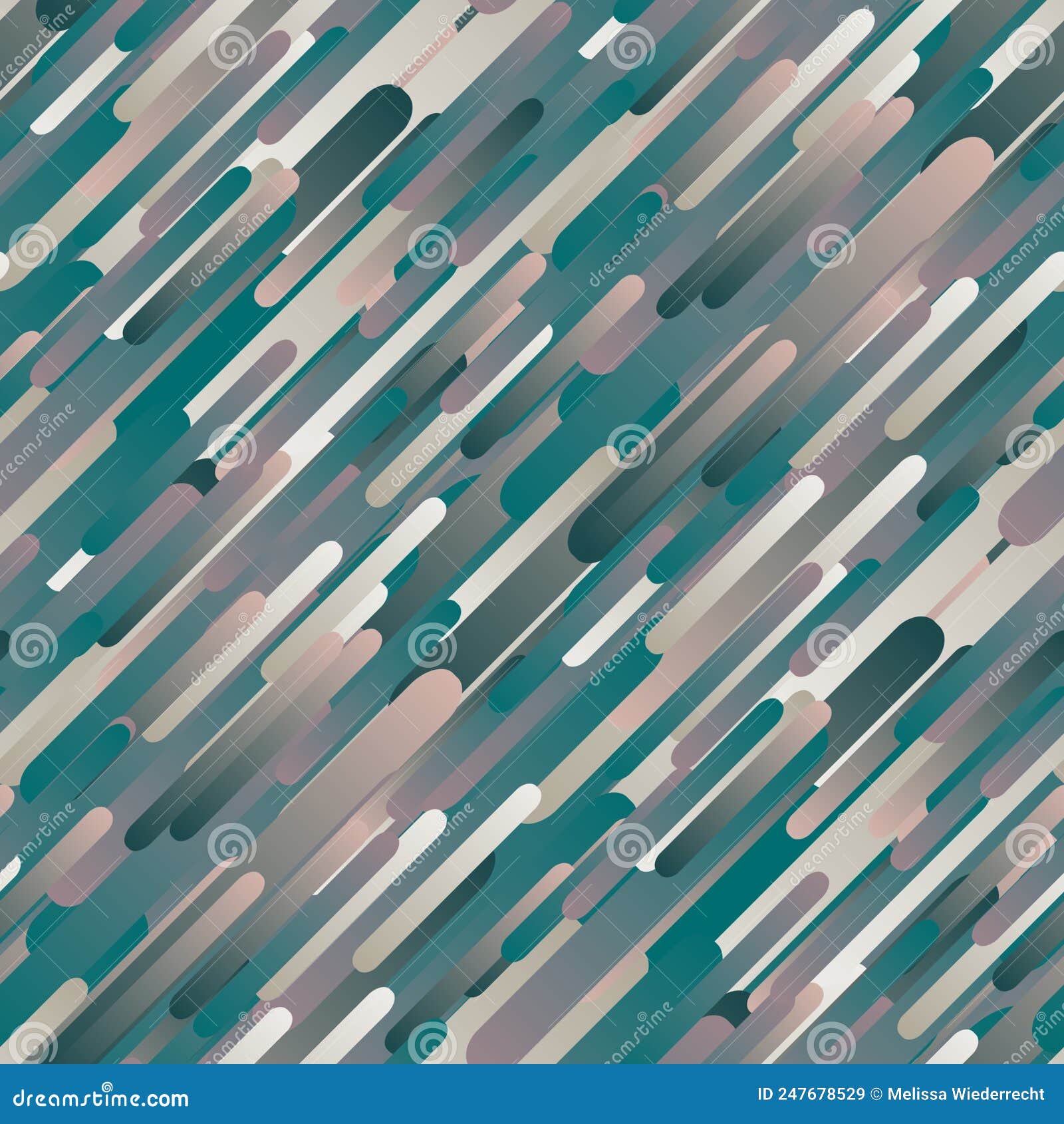 Seamless Funky Pill Shaped Gradient Lines Surface Pattern Design for ...