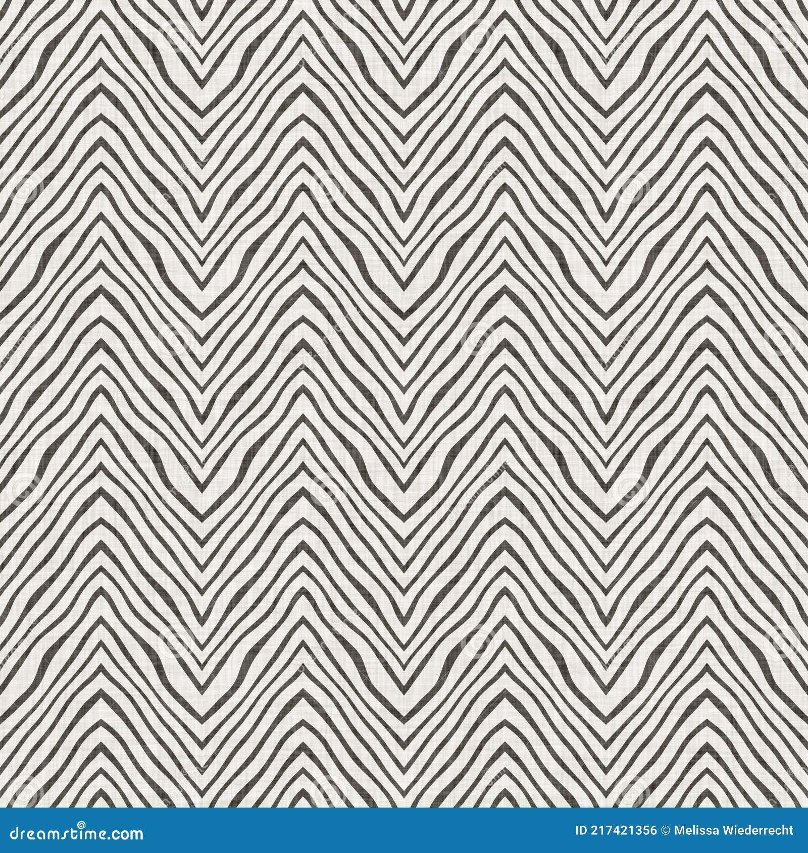 Seamless Funky Wavy Chevron Strip Pattern for Surface Print. Stock ...