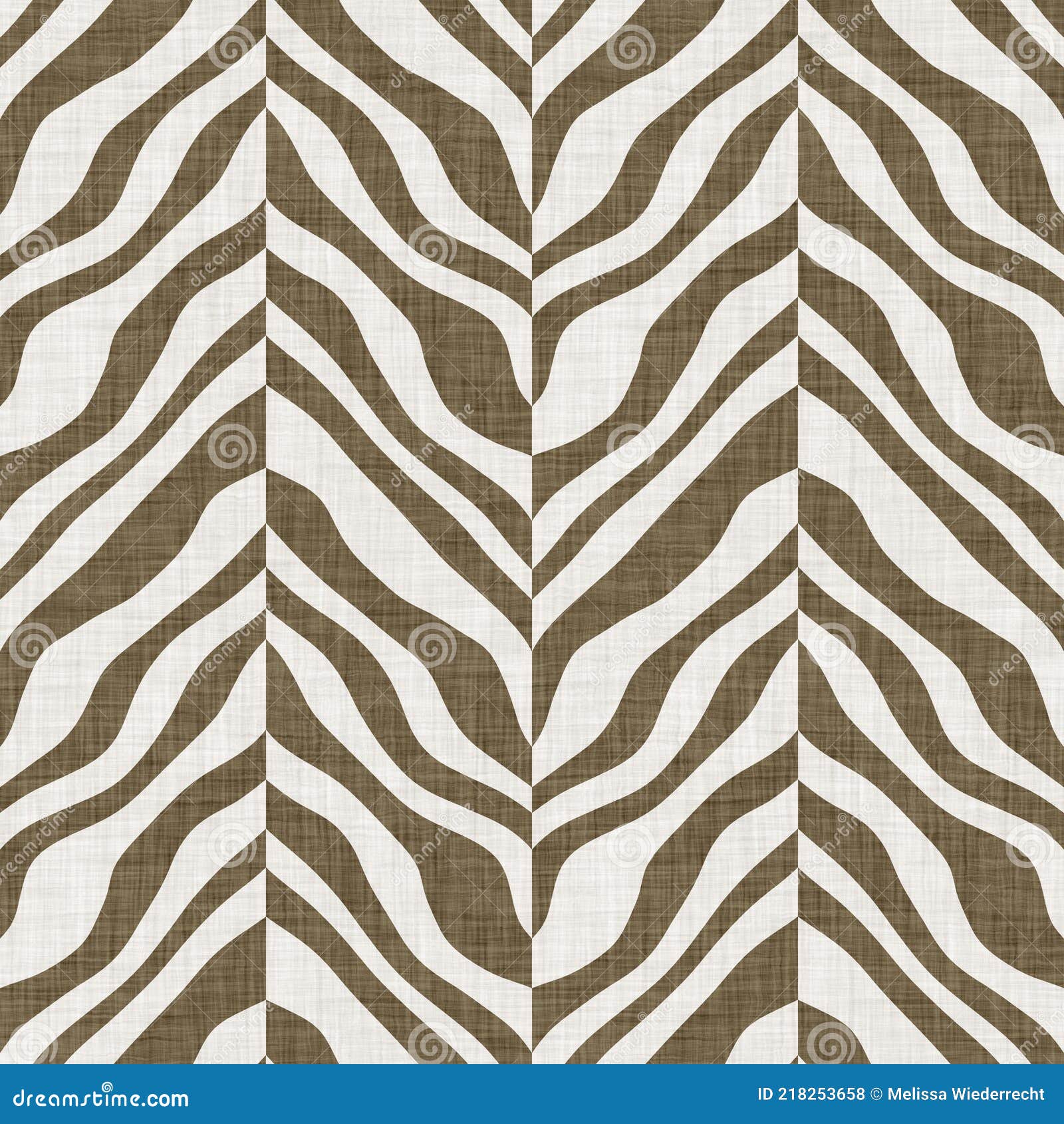 Seamless Funky Wavy Chevron Strip Pattern for Surface Print. Stock ...
