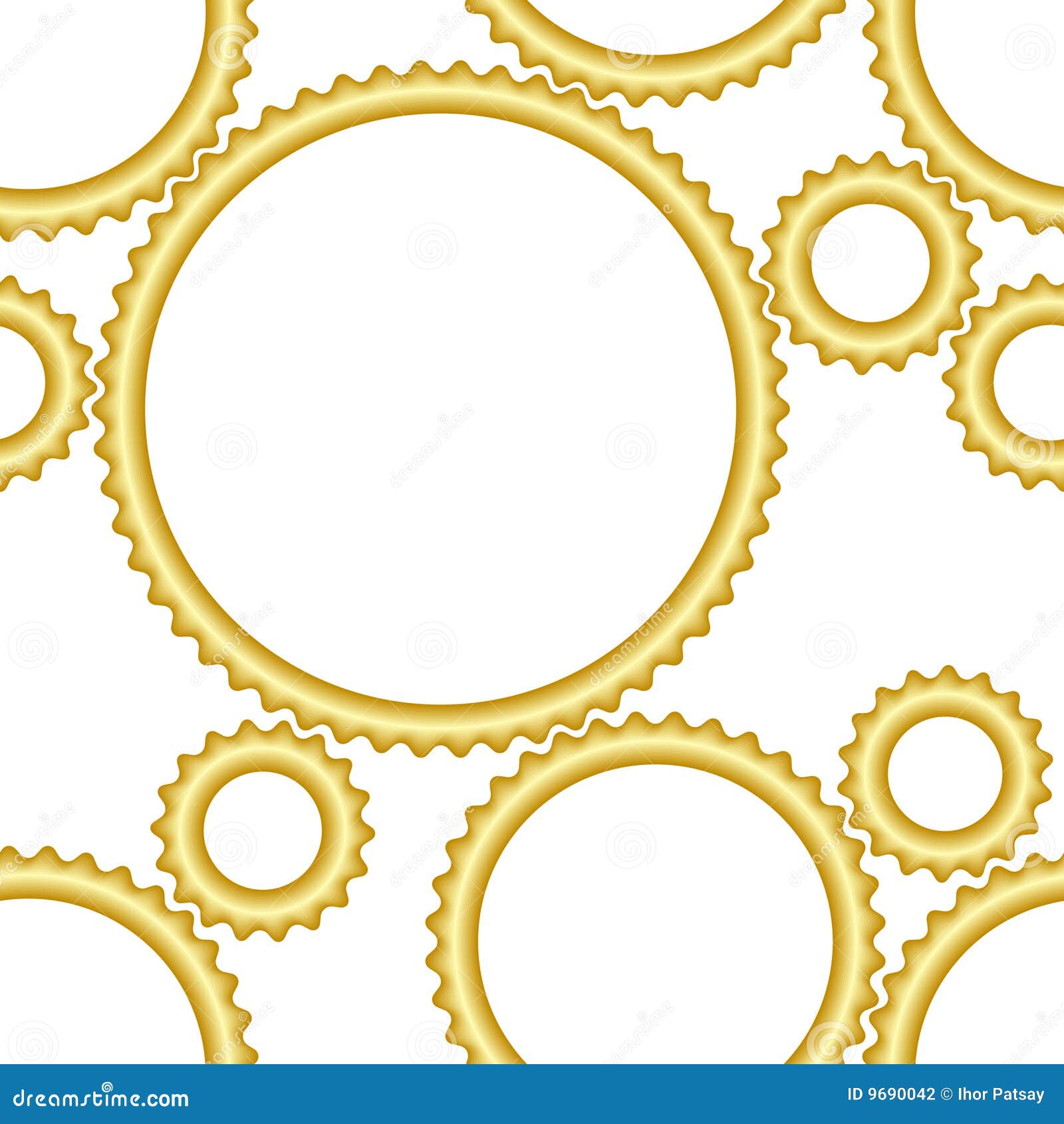 Seamless gear pattern stock vector. Illustration of graphic - 9690042