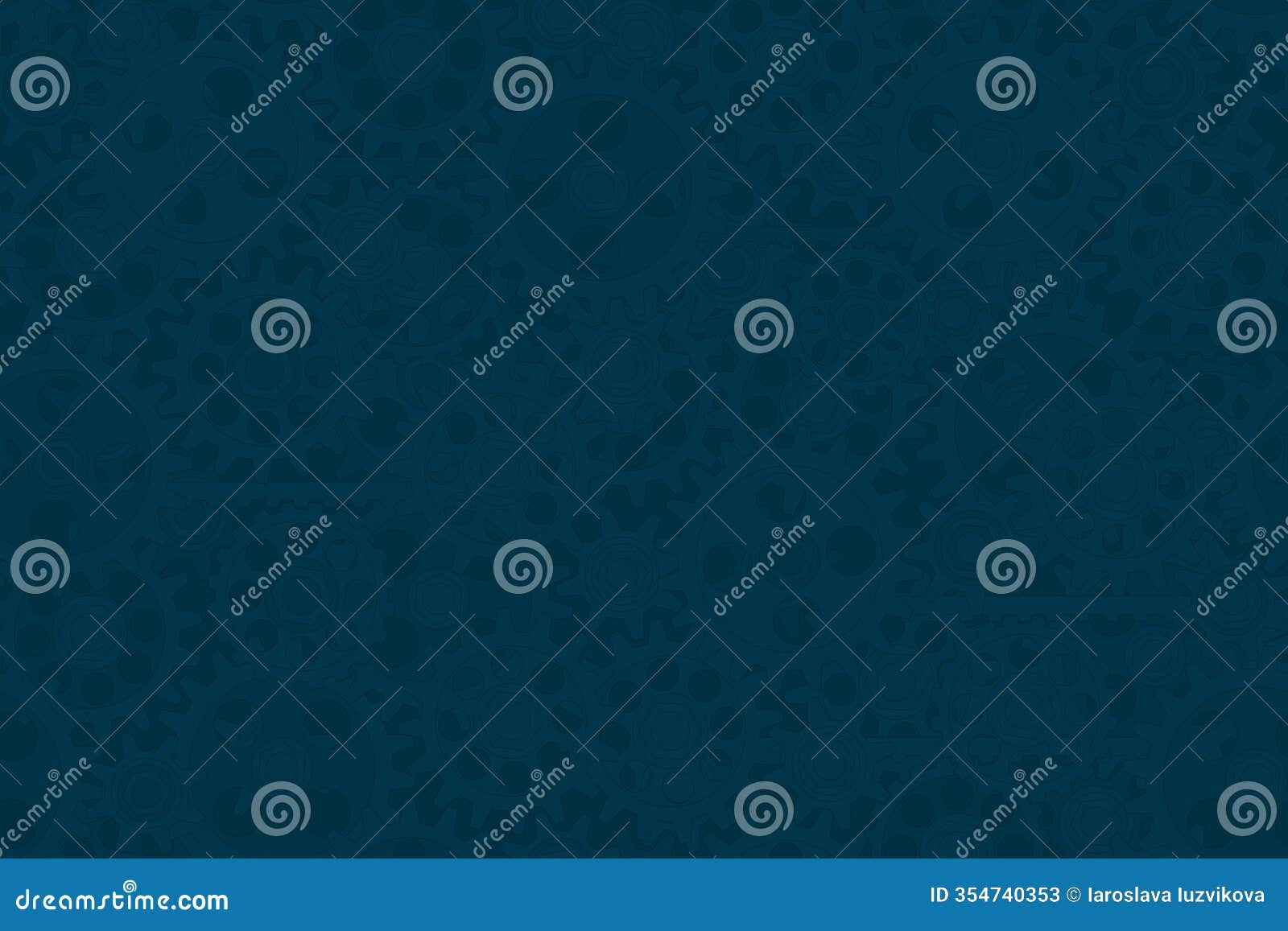 Seamless Gears Pattern Dark Blue Tech Background. Industrial Mechanics ...