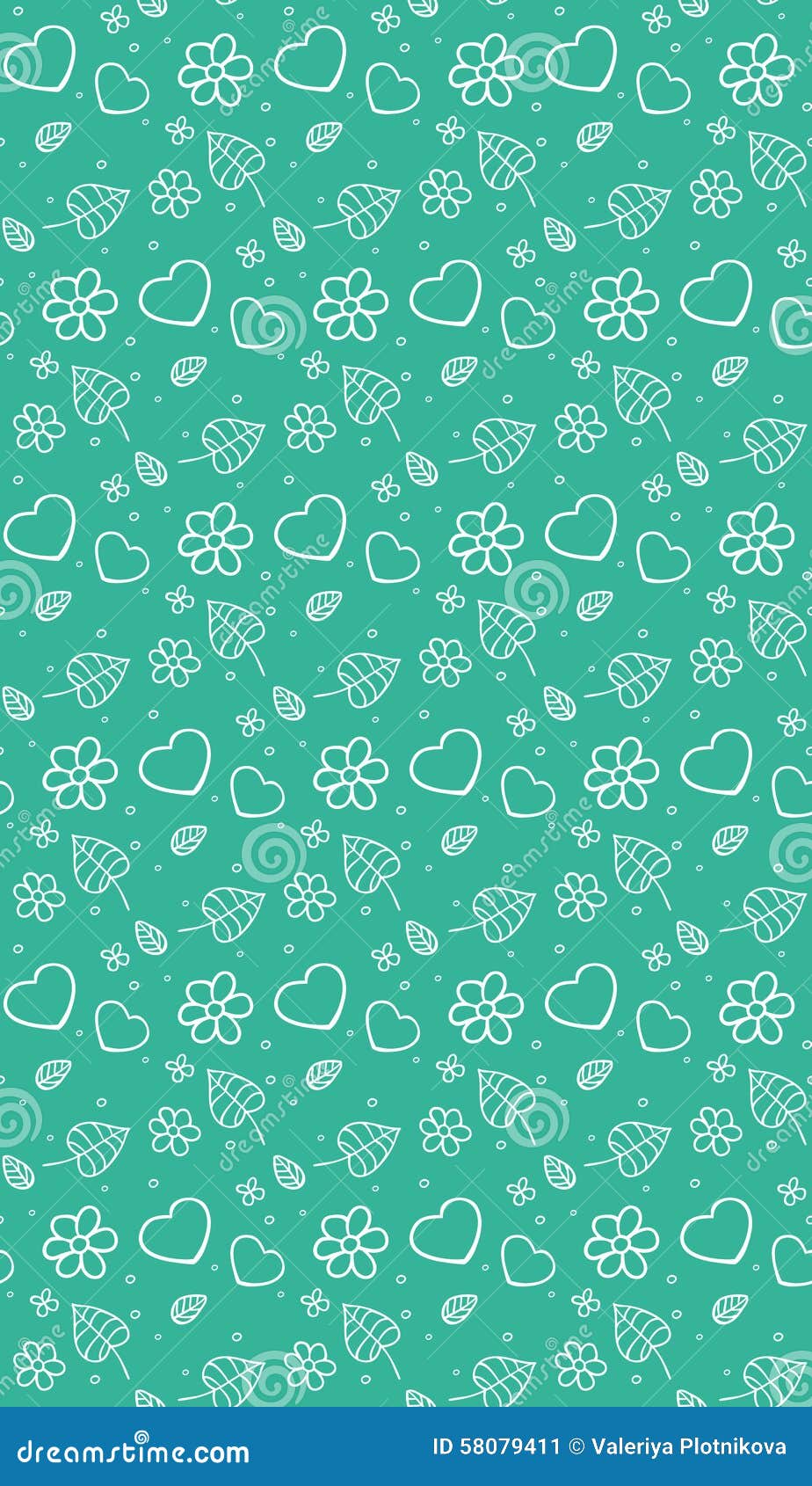 Seamless gentle pattern stock vector. Illustration of abstract - 58079411