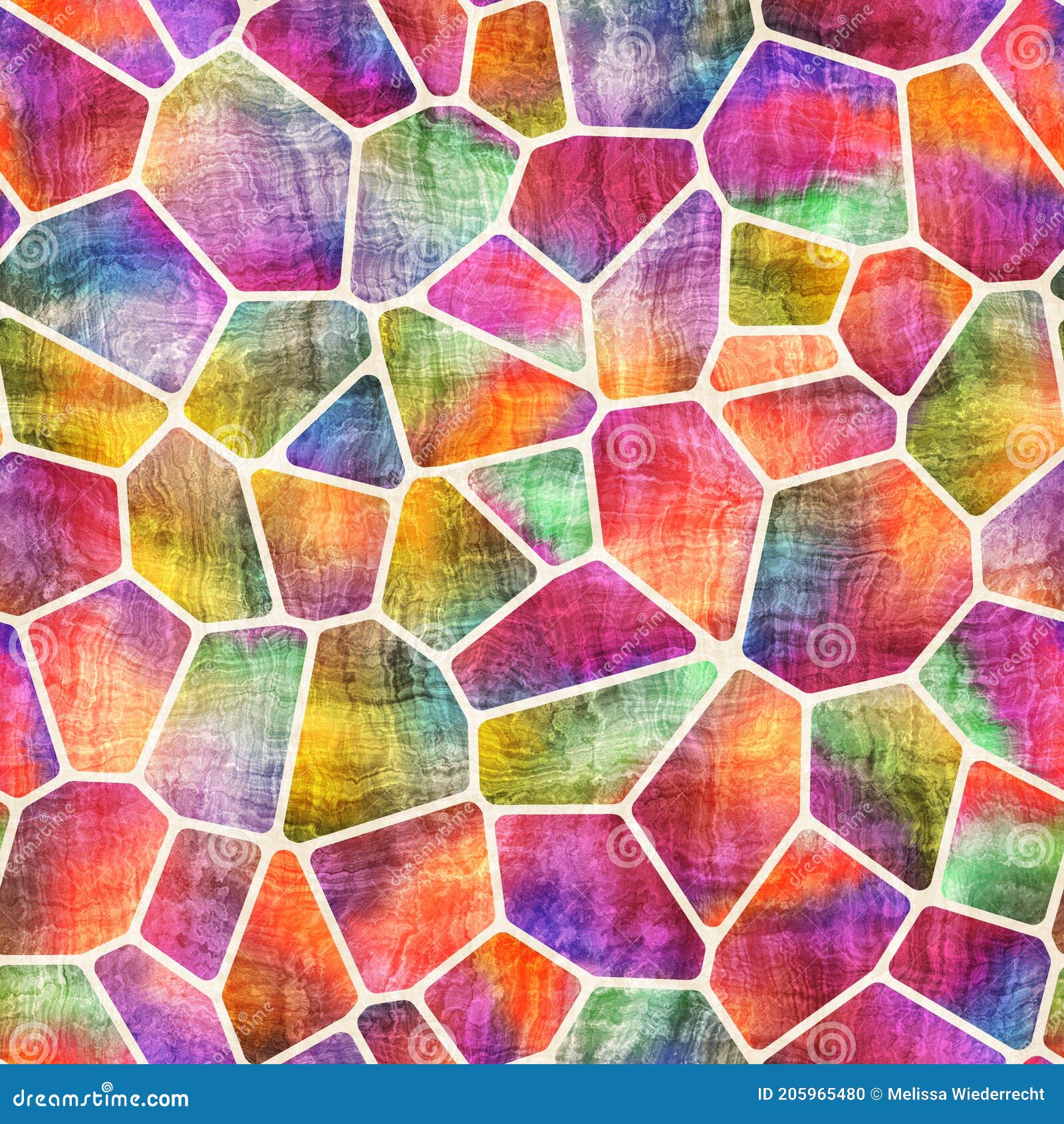 Seamless Geo Tile Shape Collage Surface Pattern Stock Illustration ...