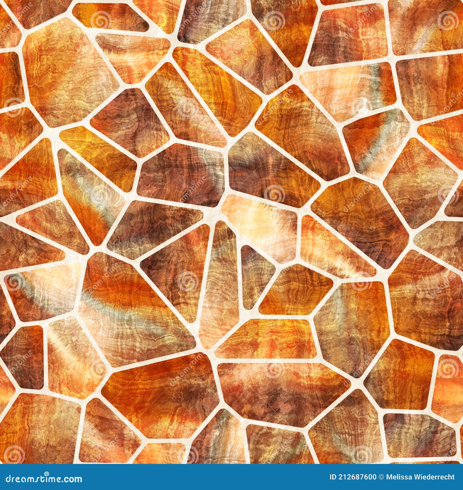 Seamless Geo Tile Shape Collage Surface Pattern Stock Photo - Image of ...