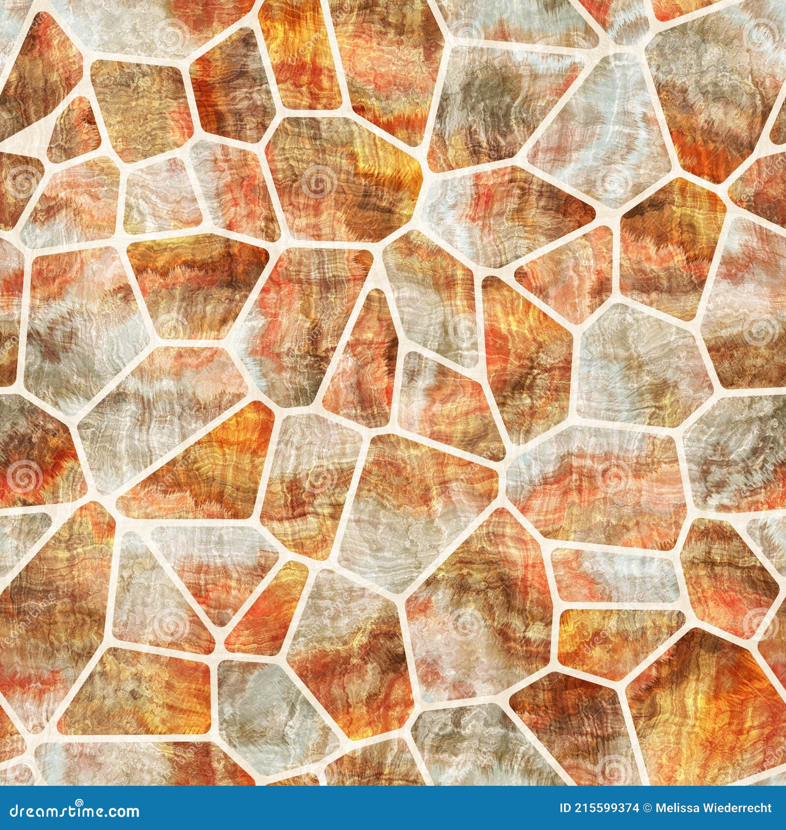 Seamless Geo Tile Shape Collage Surface Pattern Stock Illustration ...