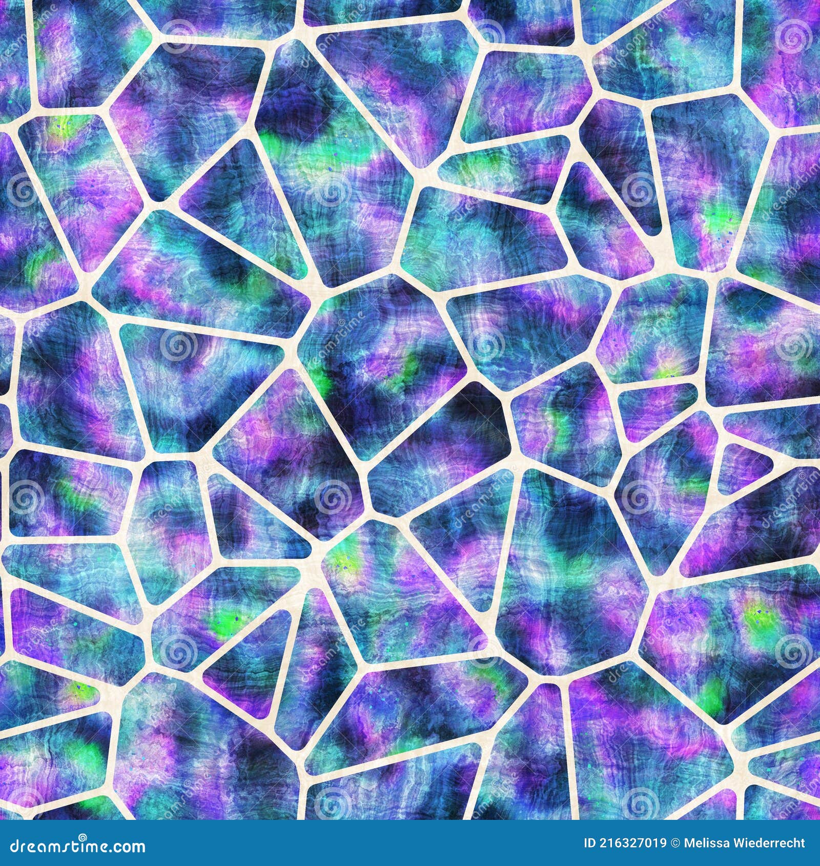 Seamless Geo Tile Shape Collage Surface Pattern Stock Illustration ...