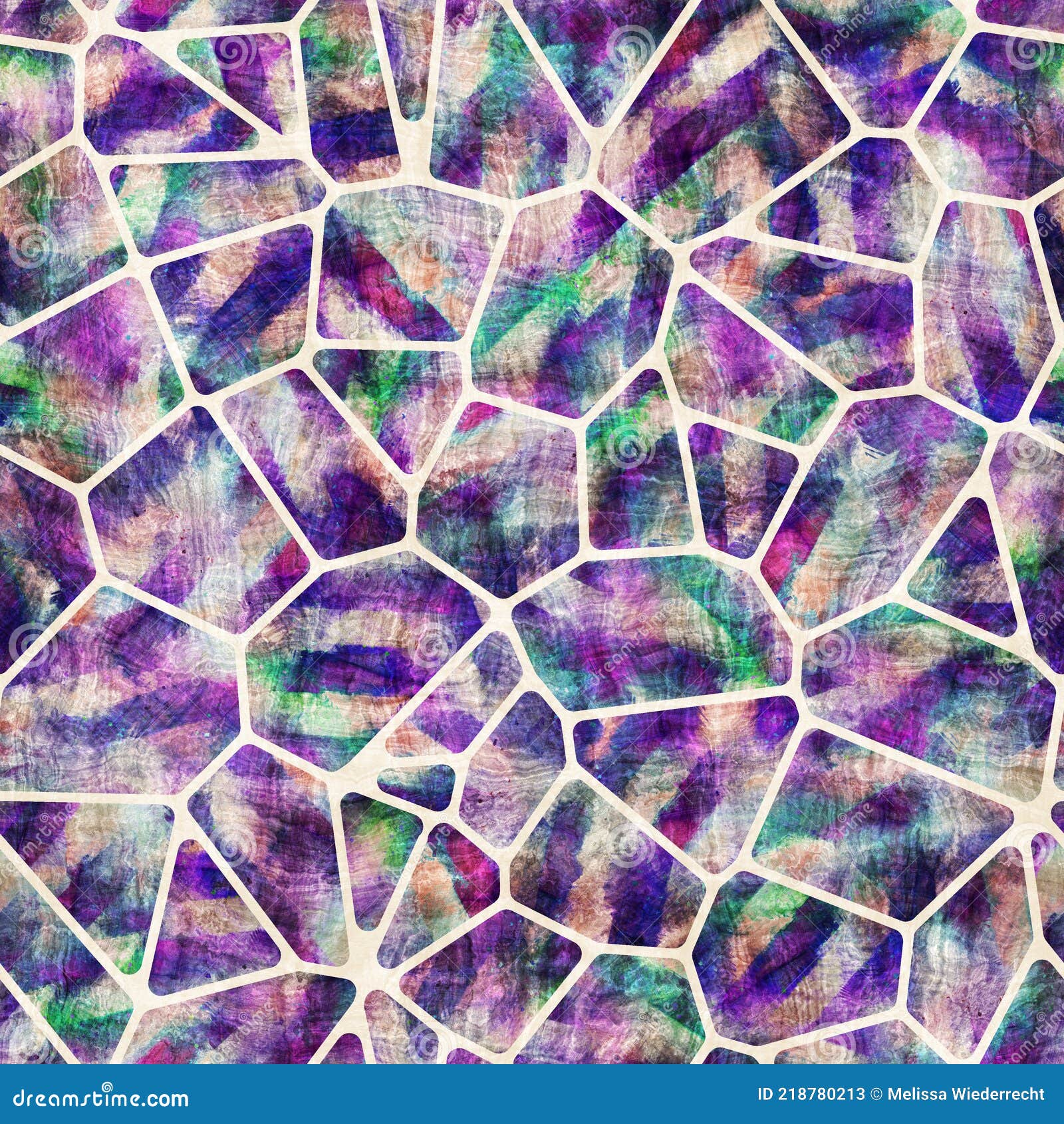 Seamless Geo Tile Shape Collage Surface Pattern Stock Image - Image of ...