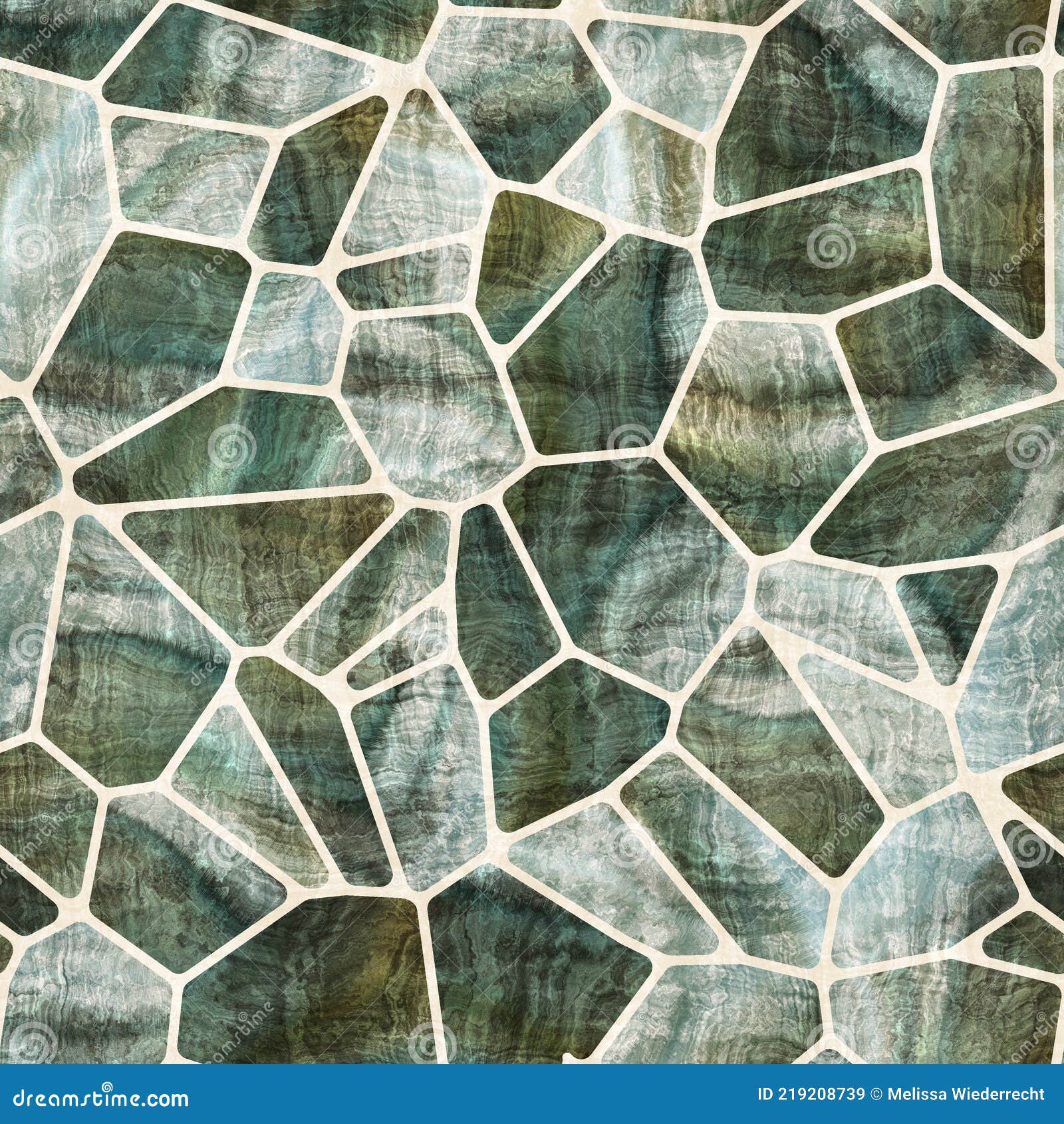 Seamless Geo Tile Shape Collage Surface Pattern Stock Image - Image of ...