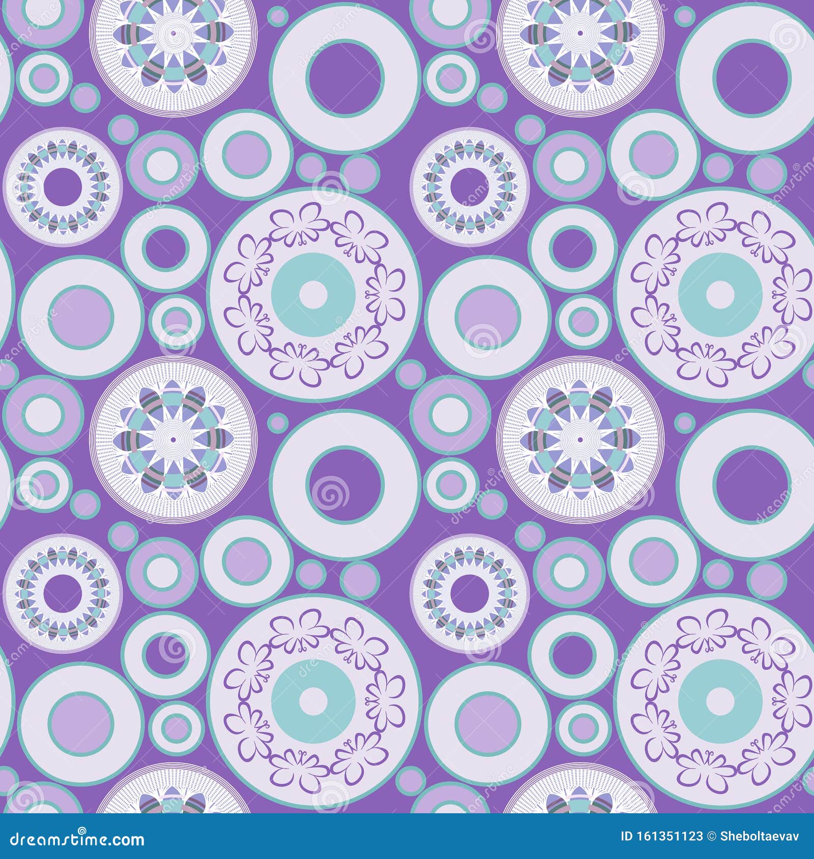 Seamless Geometric Abstract Background in Violet Tones, Decorative ...