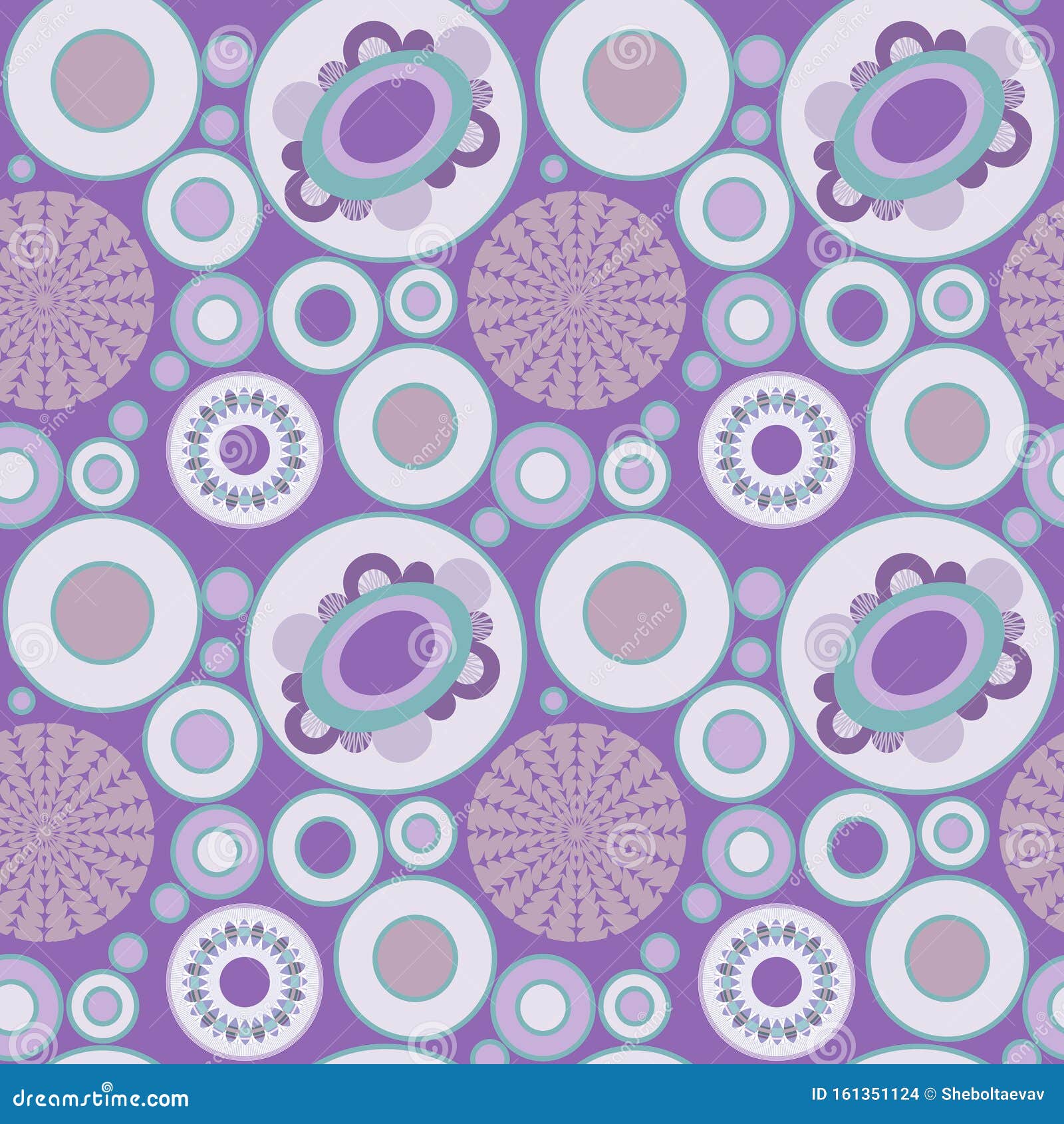 Seamless Geometric Abstract Background in Violet Tones, Decorative ...