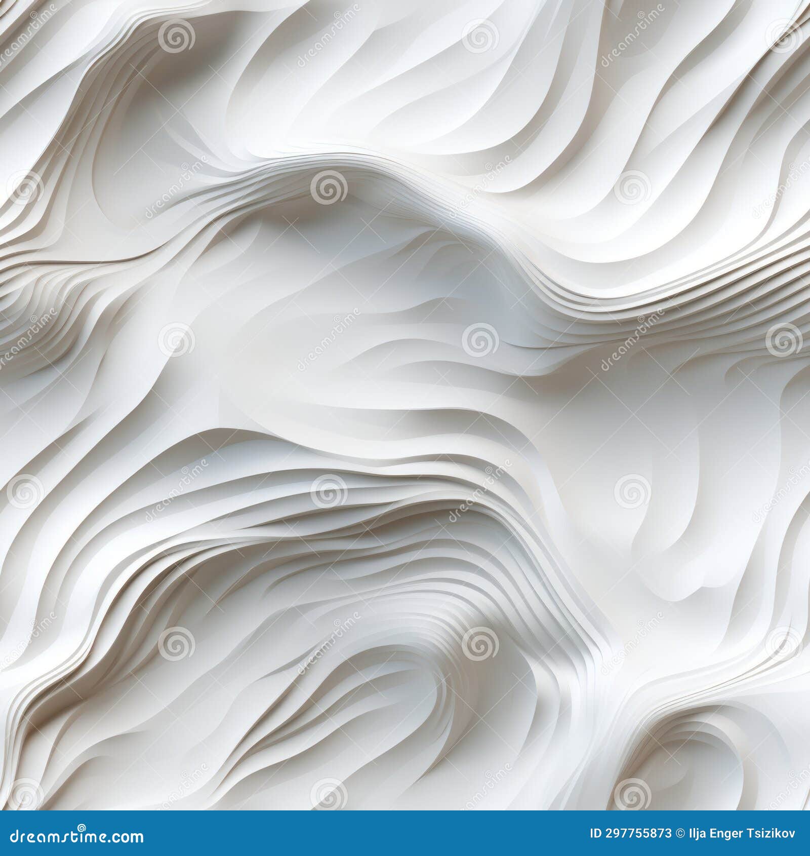 Seamless Geometric Abstract Wave Pattern on White Wall Texture with ...