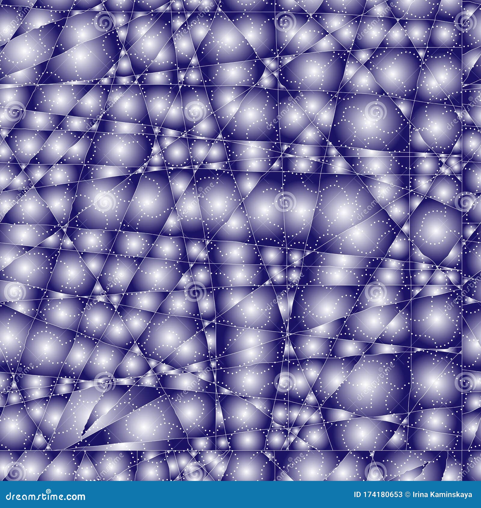 Seamless Geometric Background. Bright Structure of Cells and Lines ...