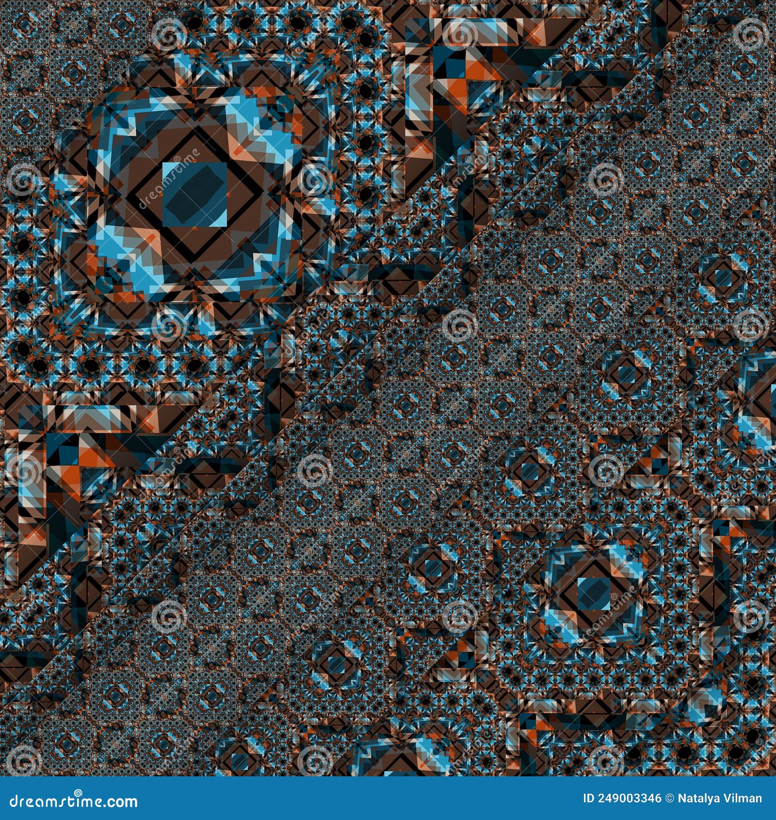 Seamless Geometric Background with a Diagonal Pattern Stock ...