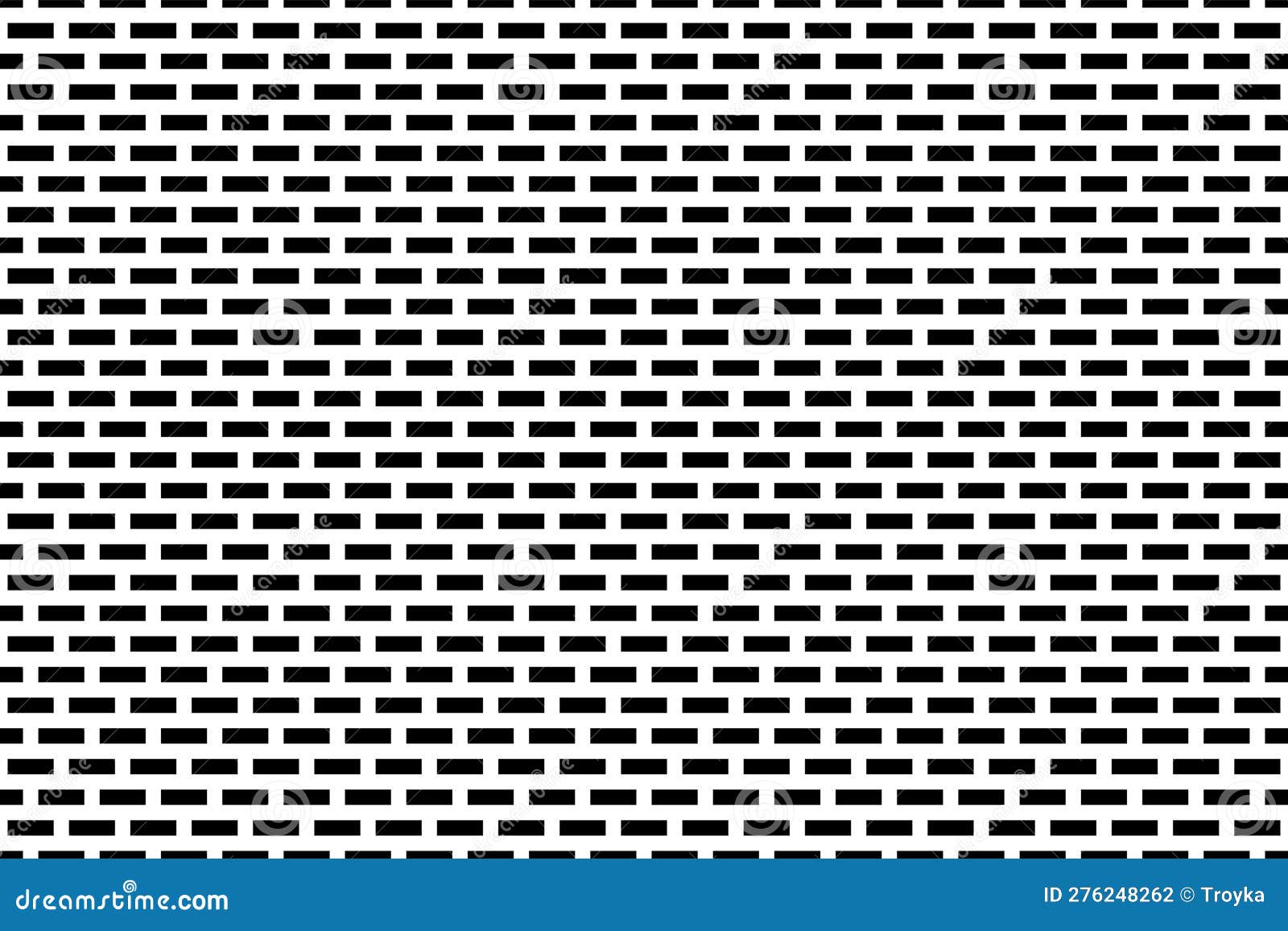 Seamless Geometric Bricks Pattern. Black and White Textured Background ...