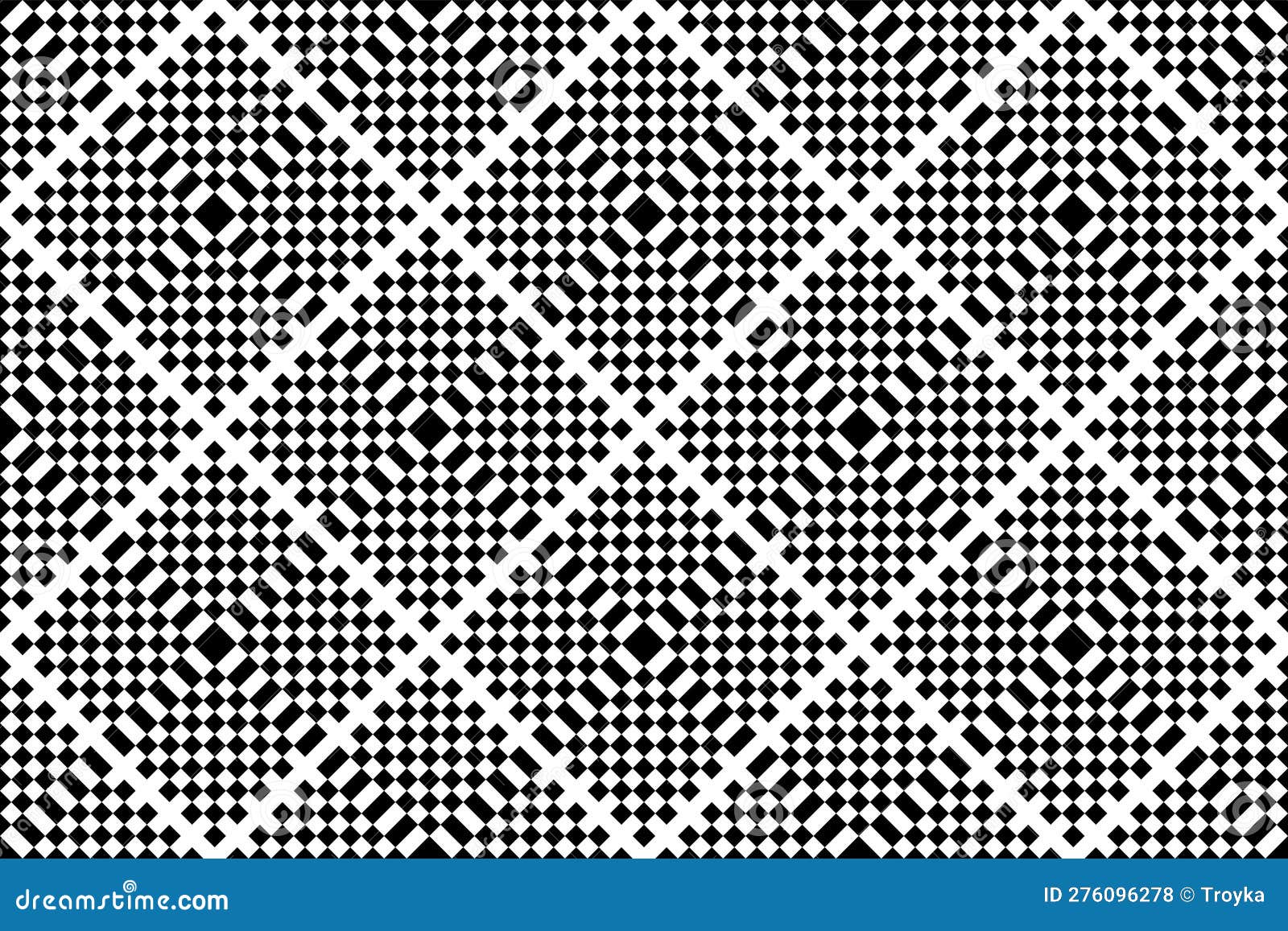Seamless Geometric Checked Pattern. Black and White Chequered Texture ...