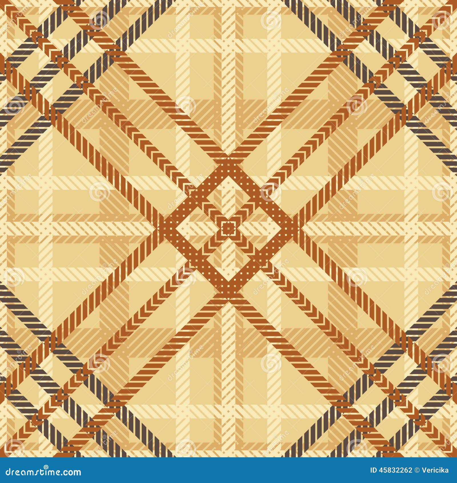 Seamless Geometric Checked Pattern Stock Illustration - Illustration of ...