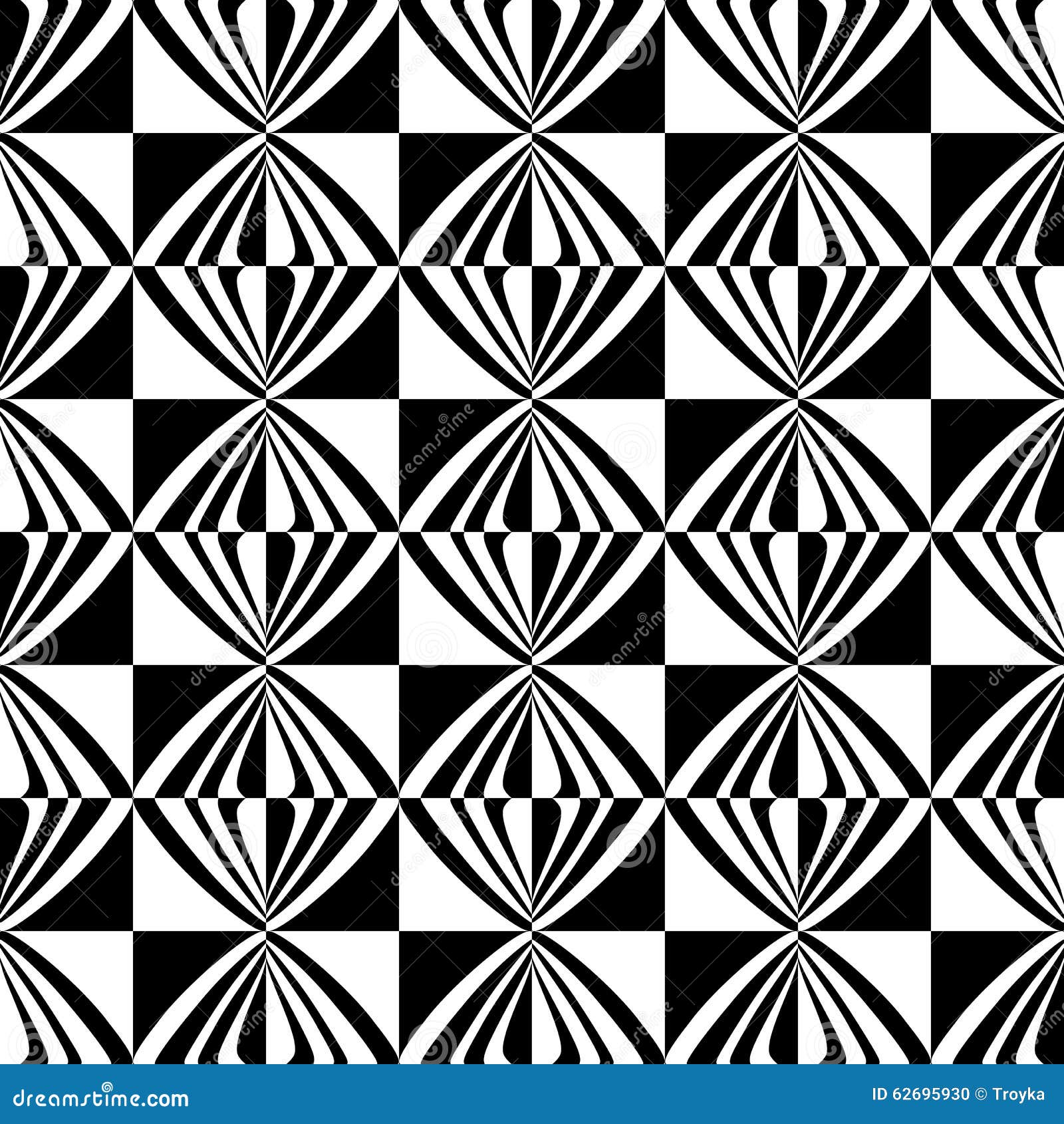Seamless Geometric Checkered Pattern. Stock Vector - Illustration of ...