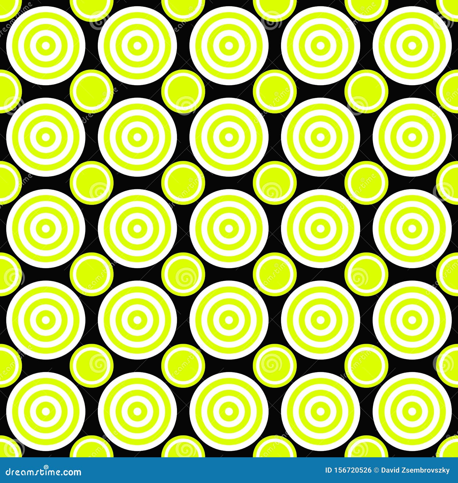 Seamless Geometric Circle Pattern Background Design Stock Vector ...