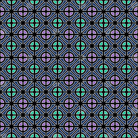 Seamless Geometric Color Pattern. Stock Vector - Illustration of ...