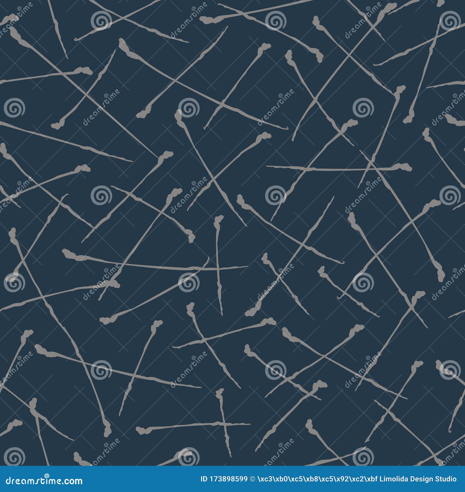 Seamless Geometric Criss Cross Vector Pattern. Modern Hand Drawn ...