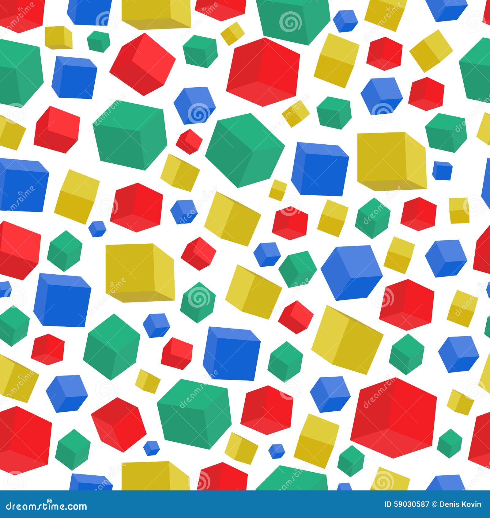 Seamless Geometric Cubes Pattern Stock Illustration - Illustration of ... Seamless Geometric Cubes Pattern Stock Illustration - Illustration of ...