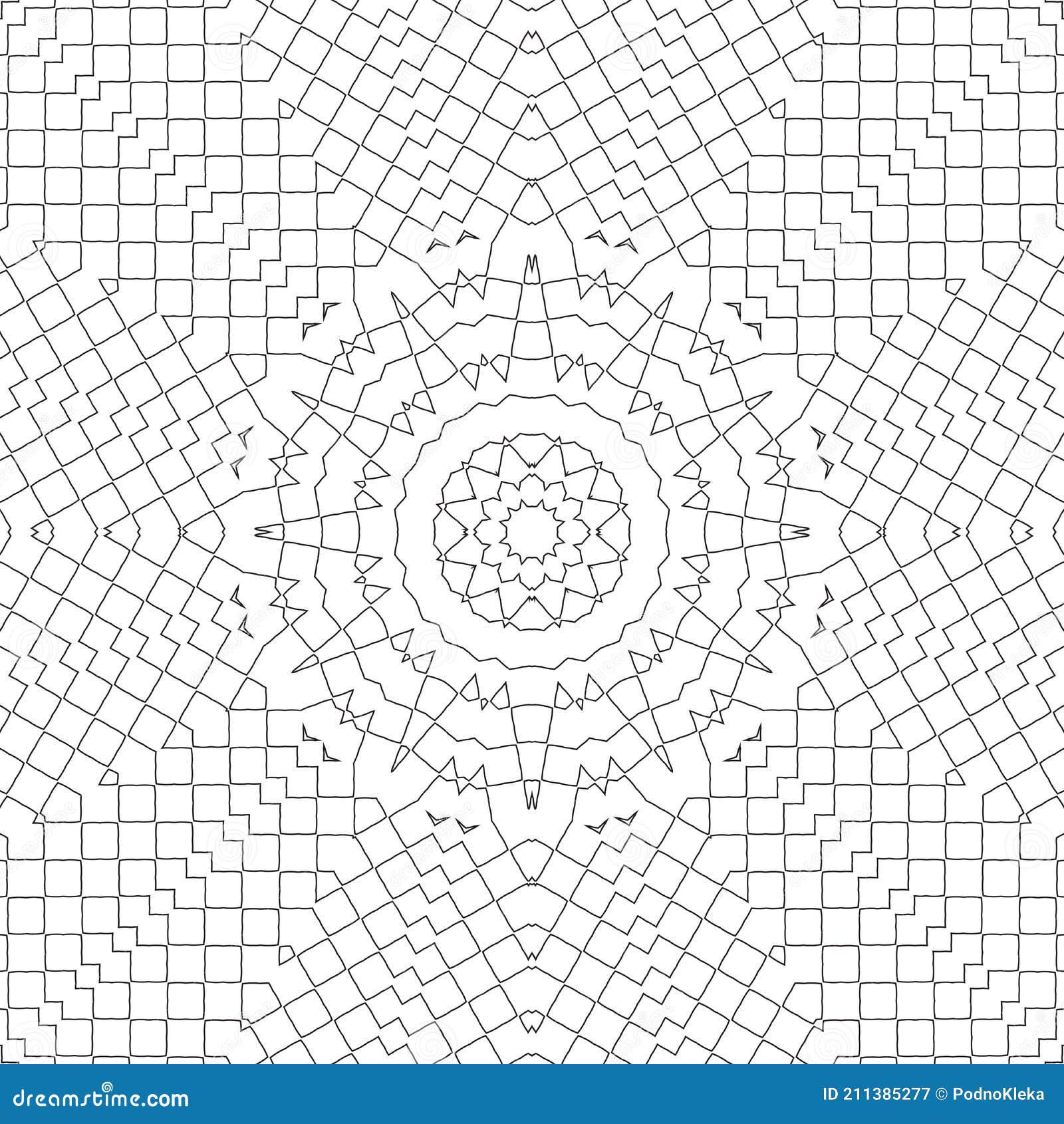 Seamless Geometric Damask Grochet Embroidery Thin Line Thread Outline ...