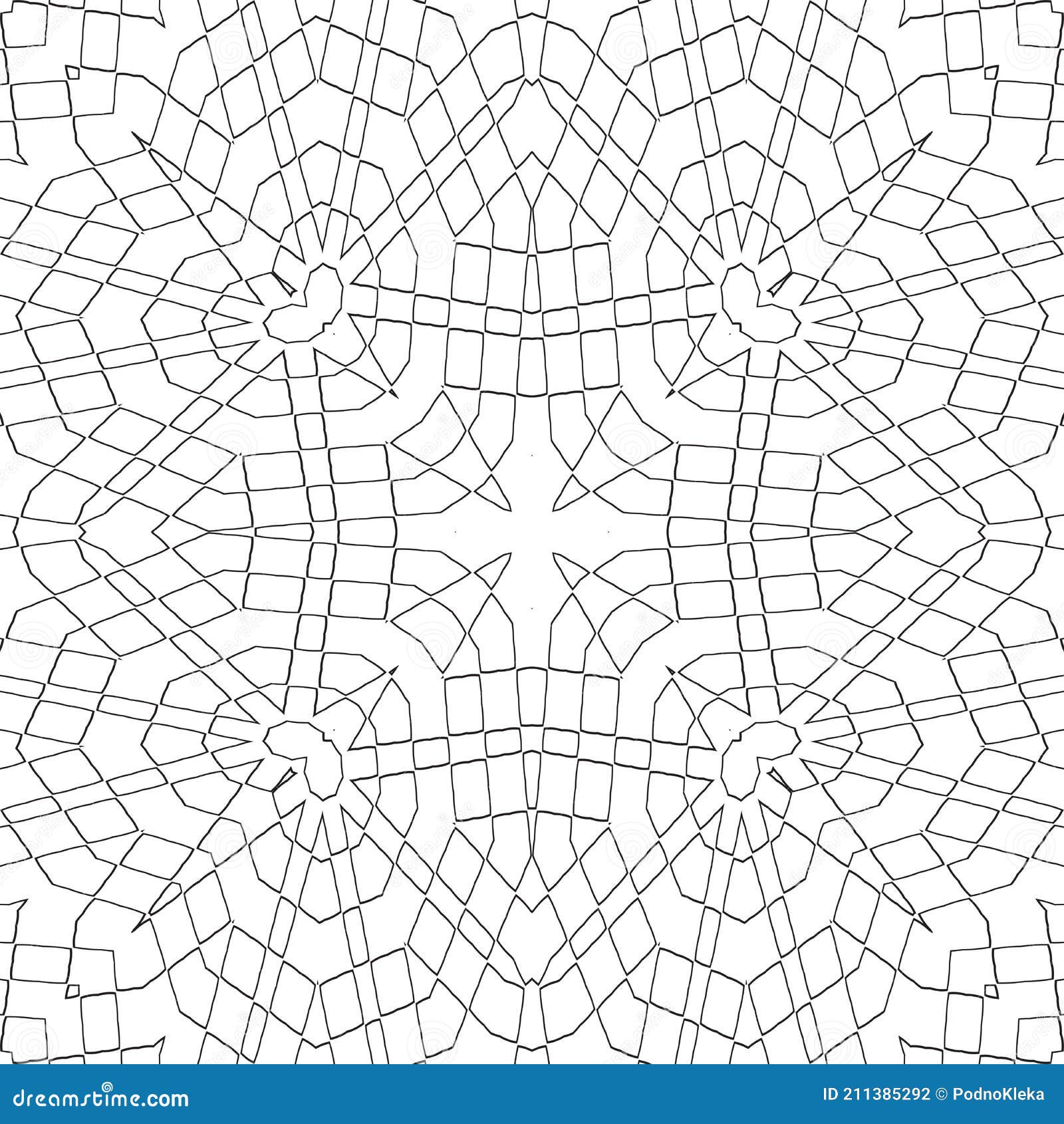 Seamless Geometric Damask Crochet Embroidery Thin Line Thread Outline ...