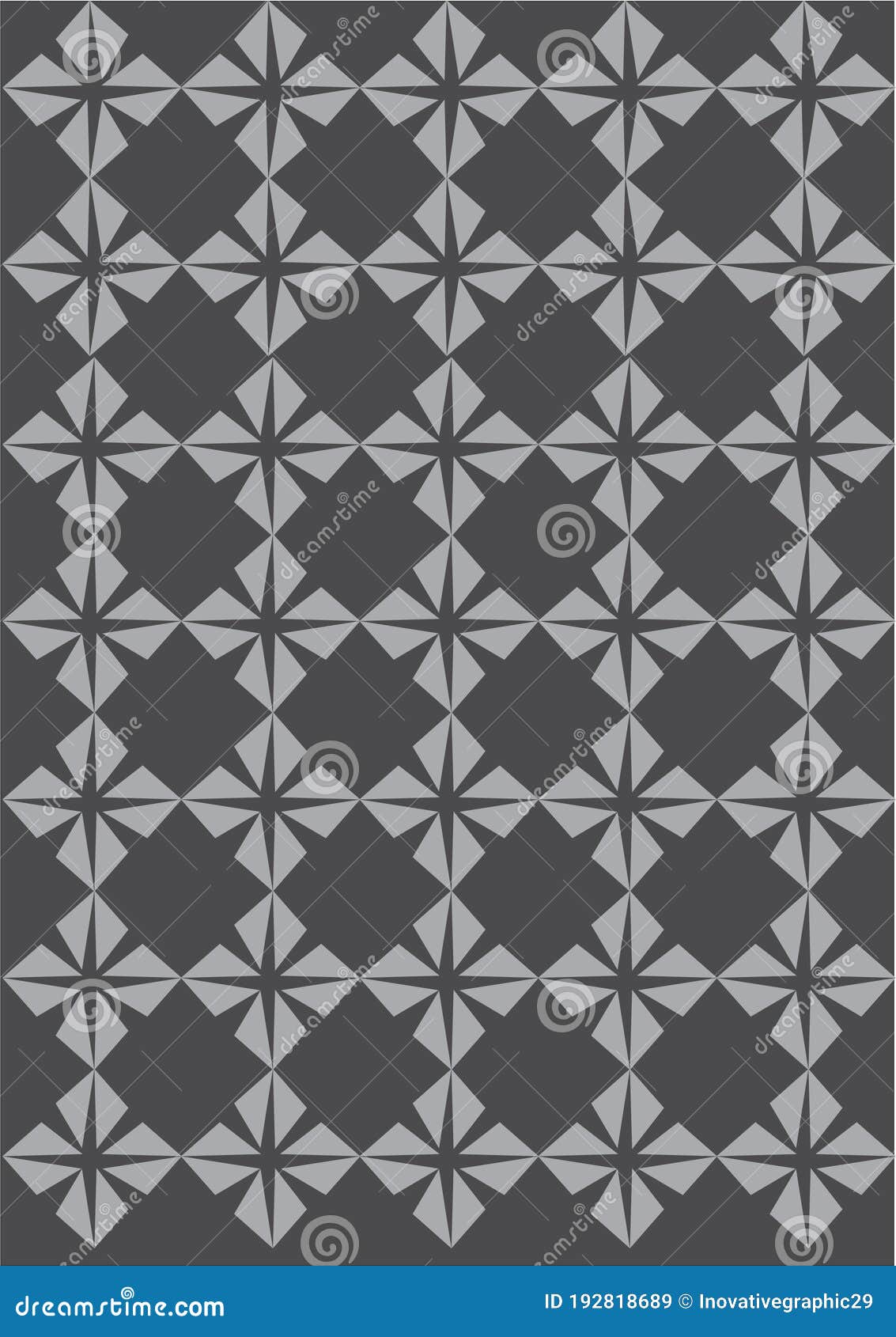 Seamless Geometric Design in Dark and Light Grey Background Stock ...