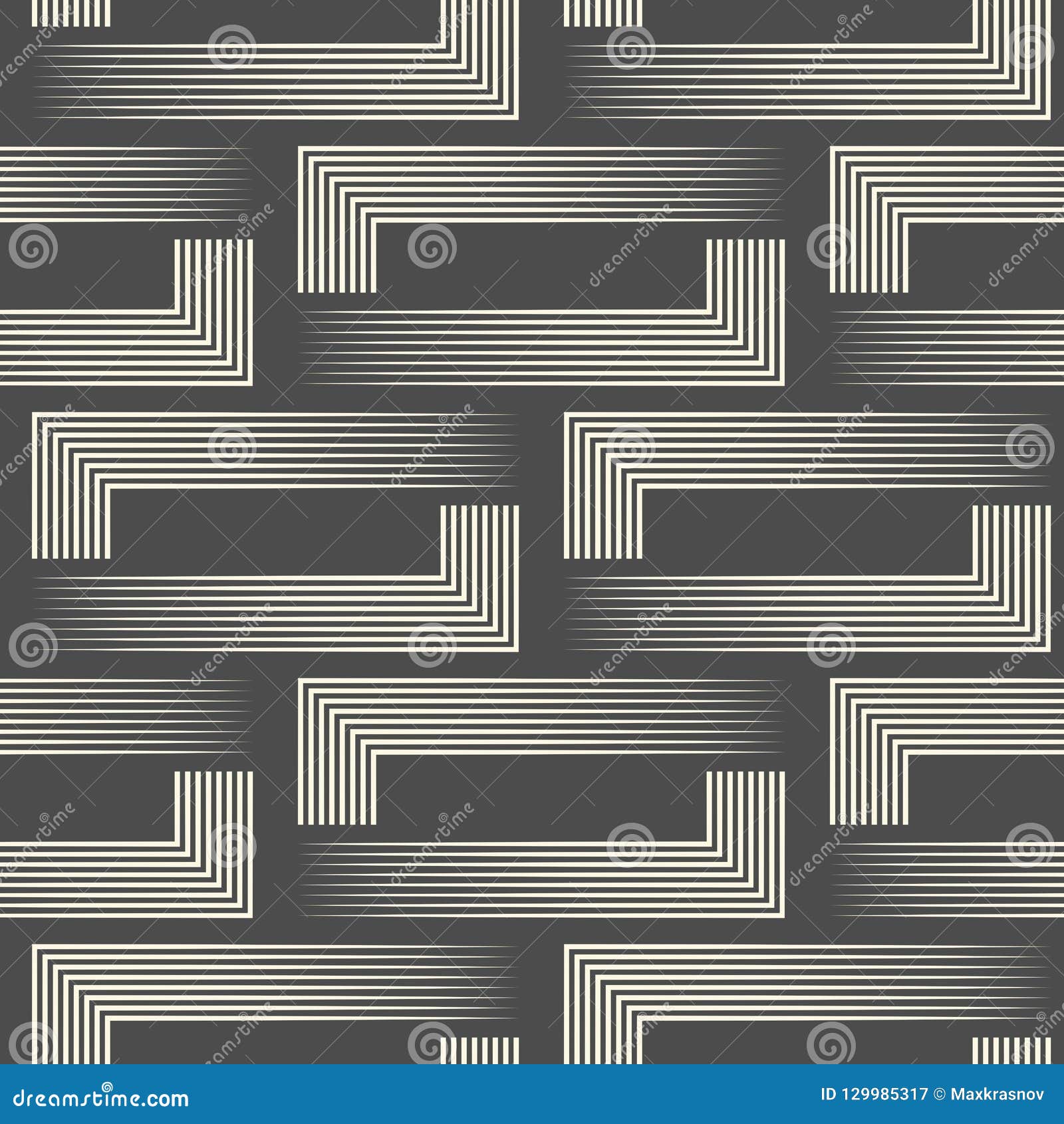 Seamless Geometric Design. Futuristic Ornament Background Stock Vector ...