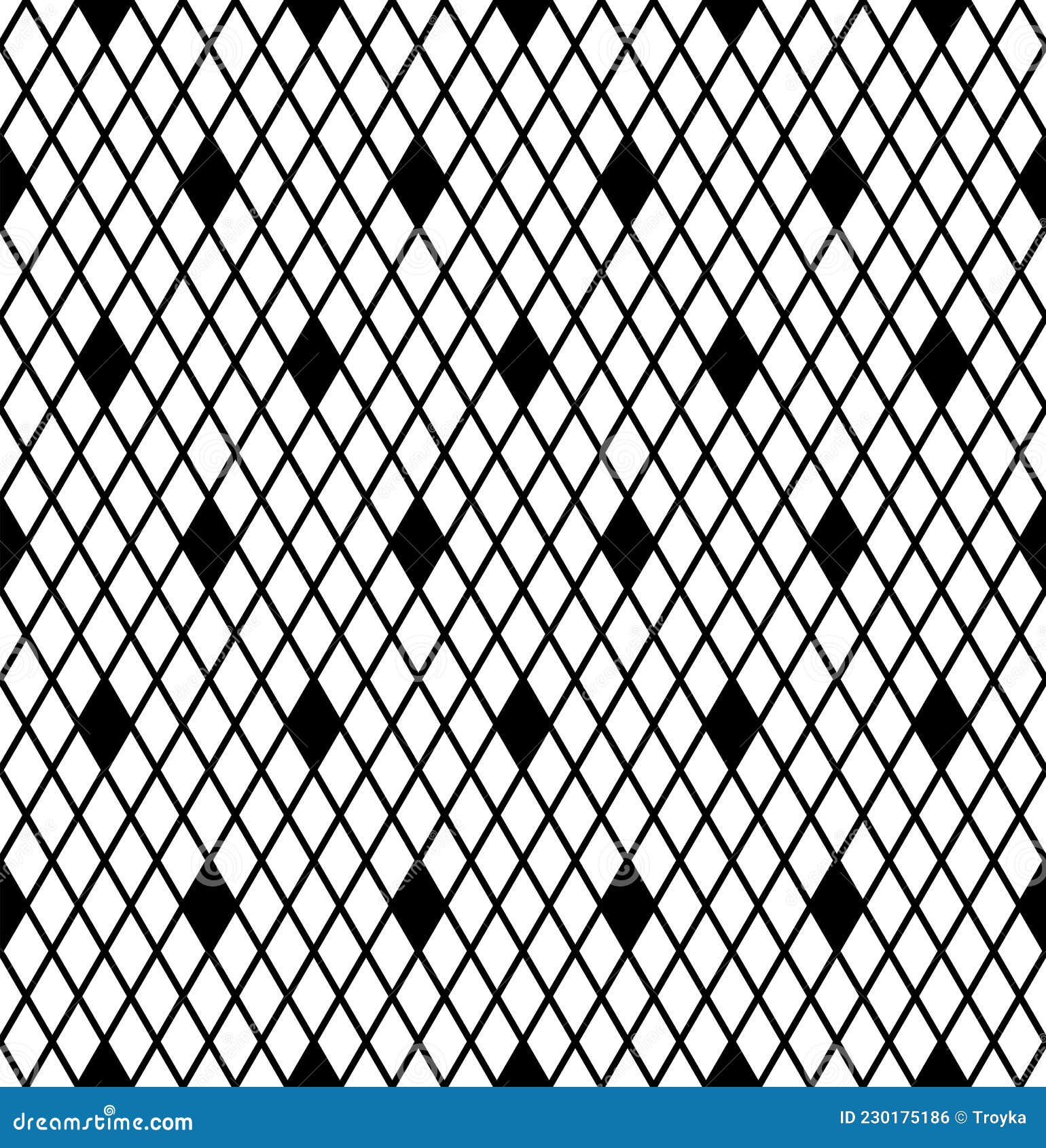 Seamless Geometric Diamonds Grid Pattern and Texture Stock Vector ...