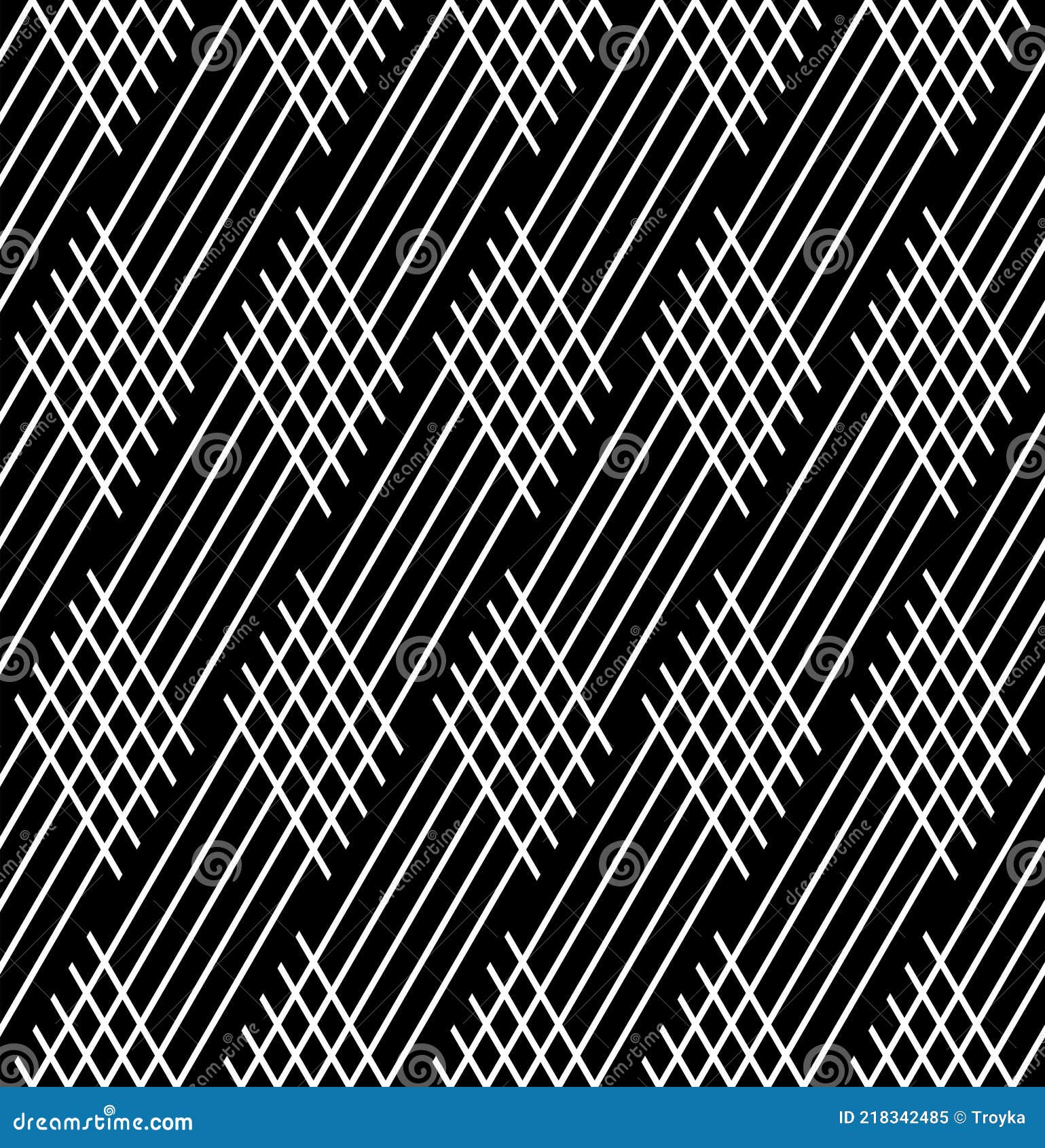Seamless Geometric Diamonds Lines and Grids Pattern Stock Vector ...