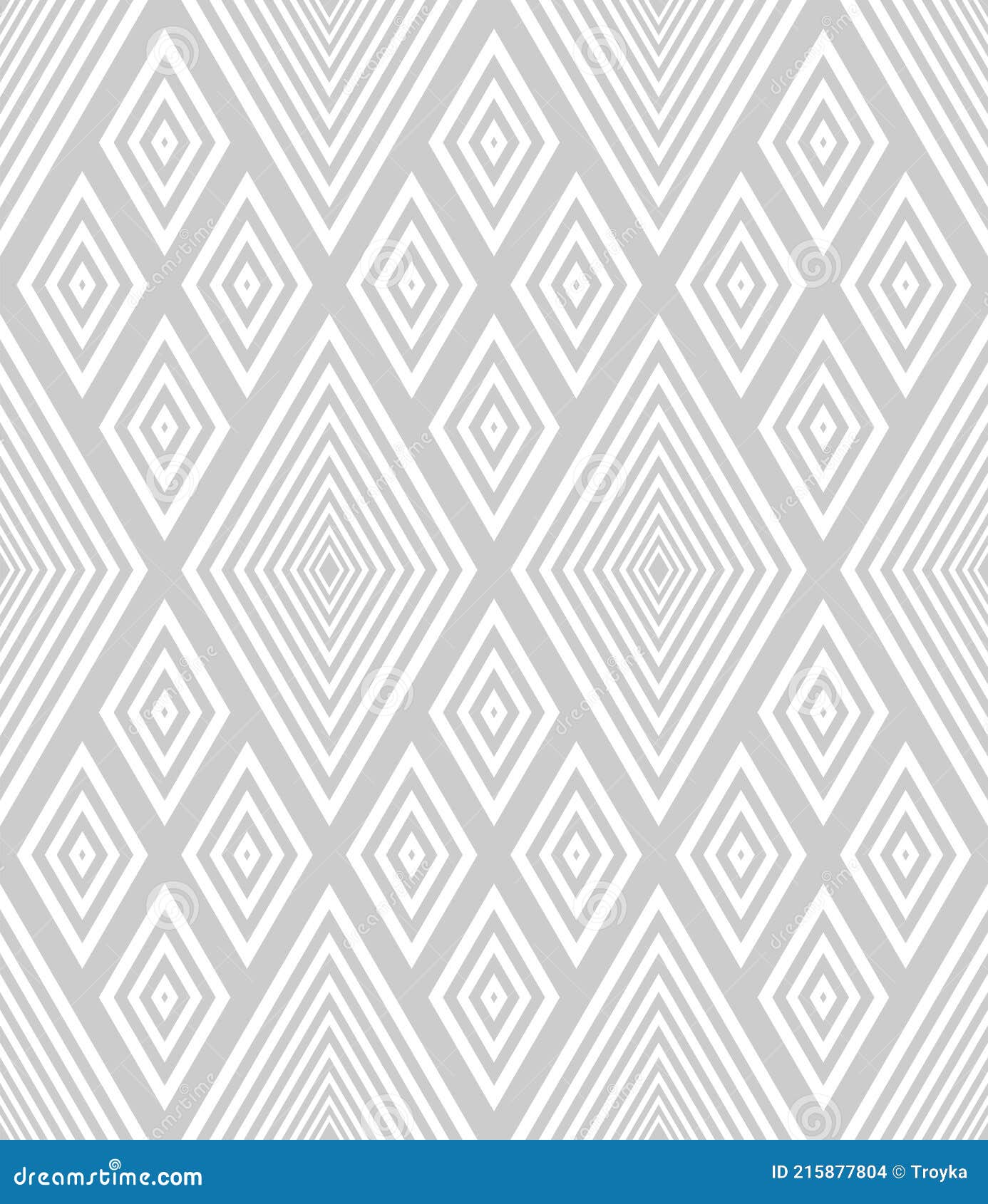 Seamless Geometric Diamonds Pattern Stock Vector - Illustration of ...