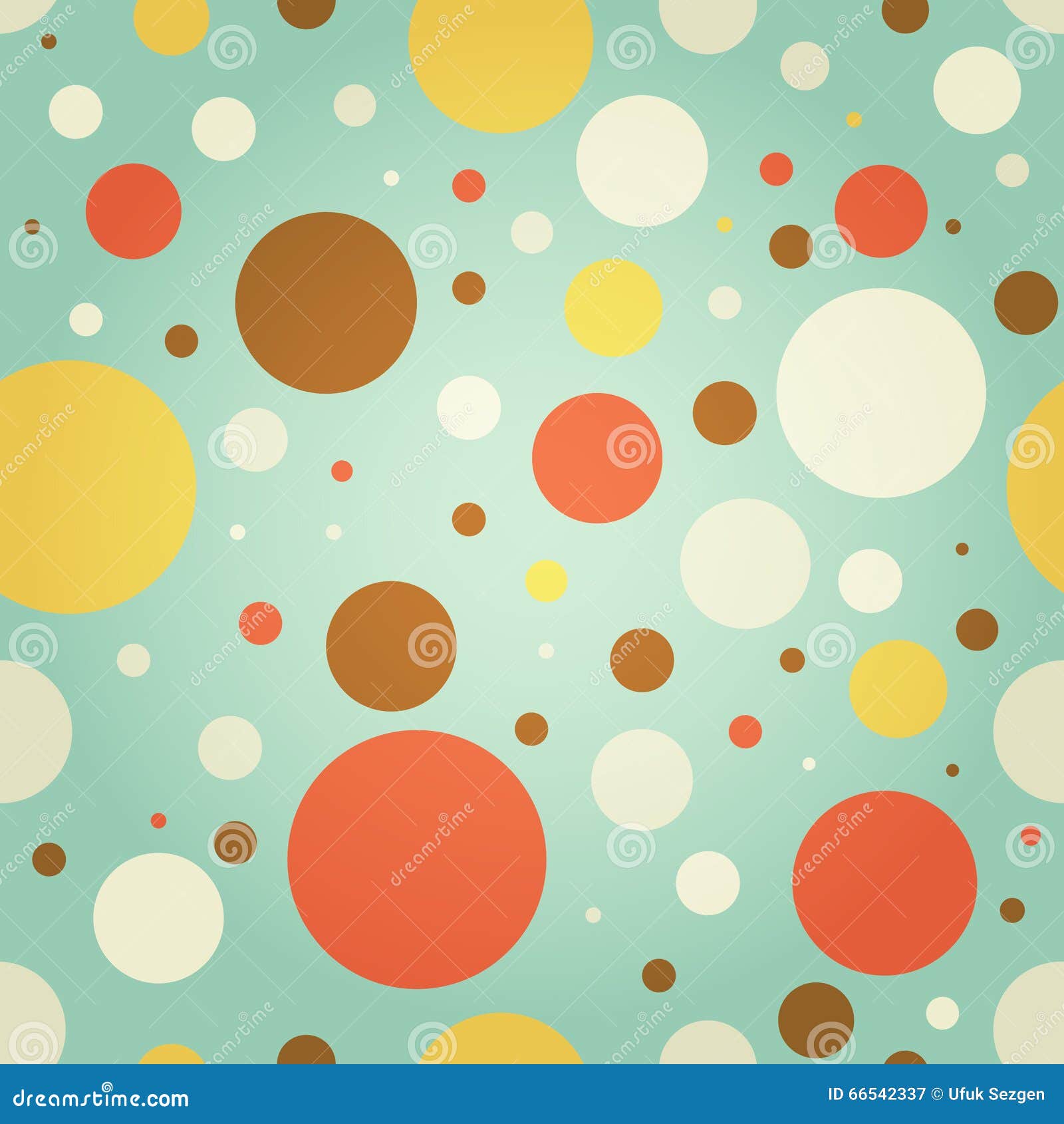 Seamless Geometric Dots Pattern Design Stock Illustration ...