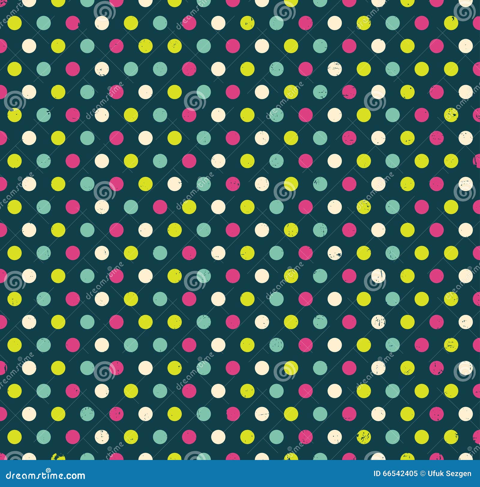 Seamless Geometric Dots Pattern Design Stock Illustration ...