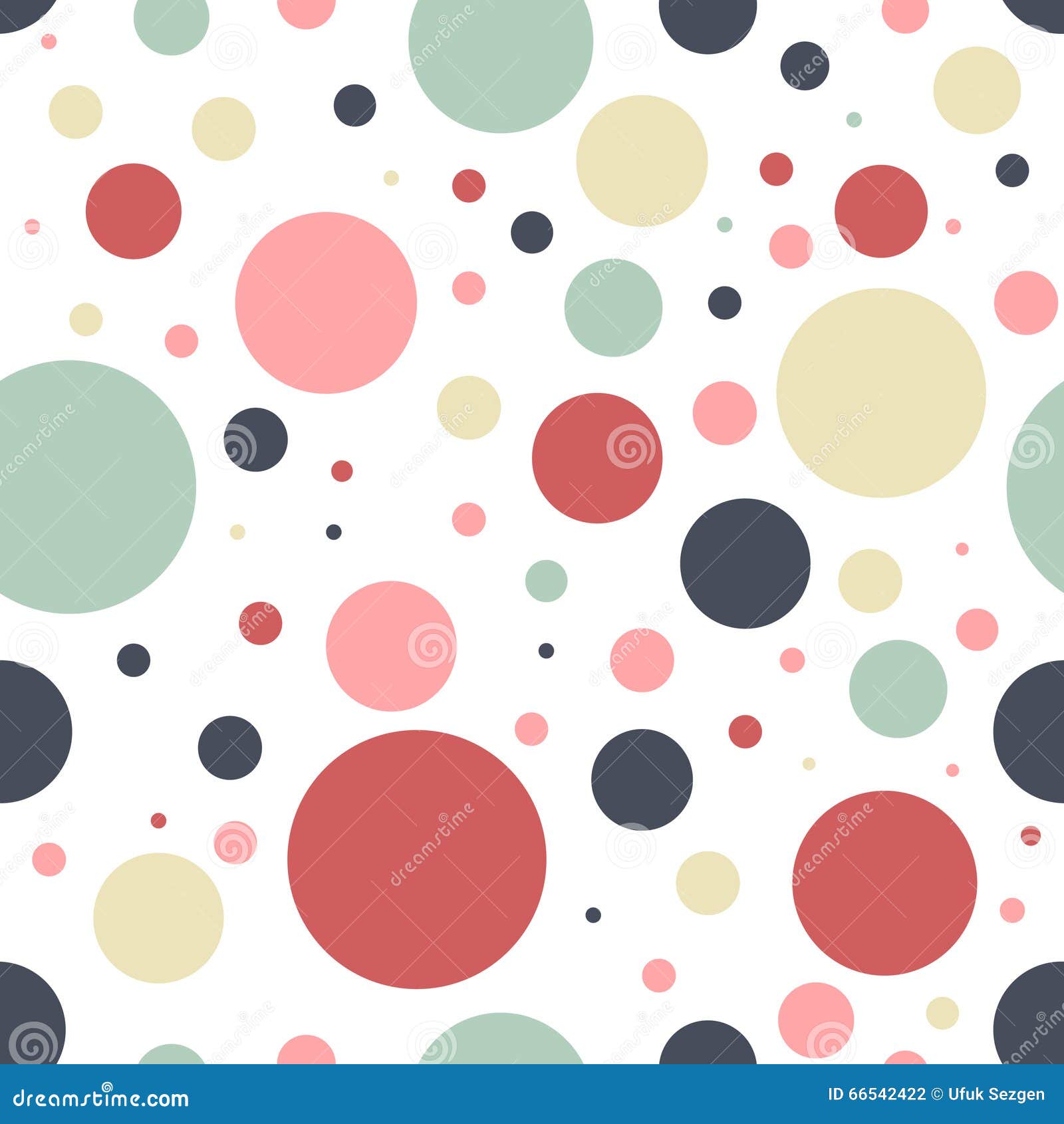 Seamless Geometric Dots Pattern Design Stock Illustration ...