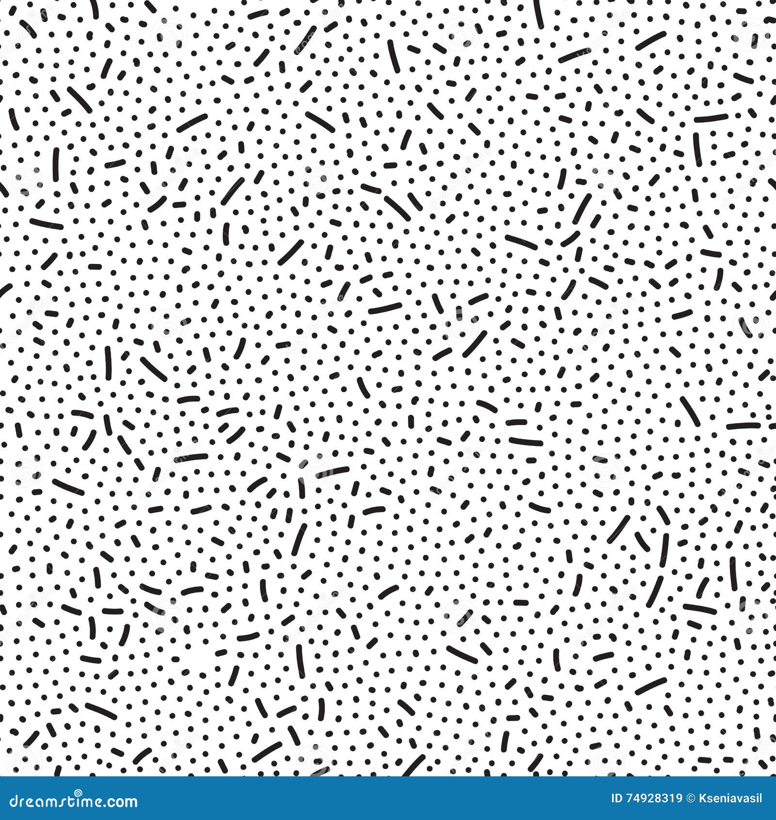 Seamless Geometric Dots Pattern Stock Vector - Illustration of dots ...
