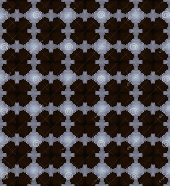 Seamless Geometric Grayscale Tile Pattern Stock Illustration ...