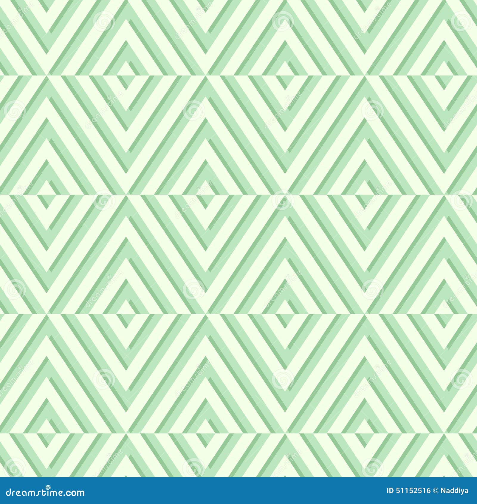 Seamless Geometric Green Pattern. Vector Illustration. Stock Vector ...