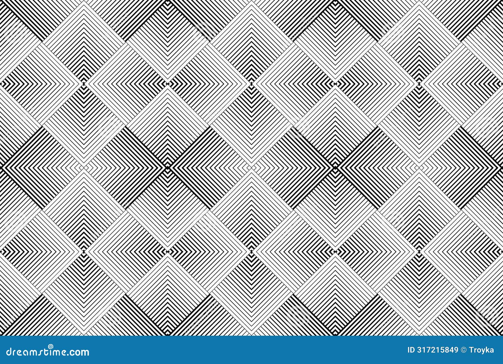 Seamless Geometric Halftone Black and White Pattern. Striped Texture ...