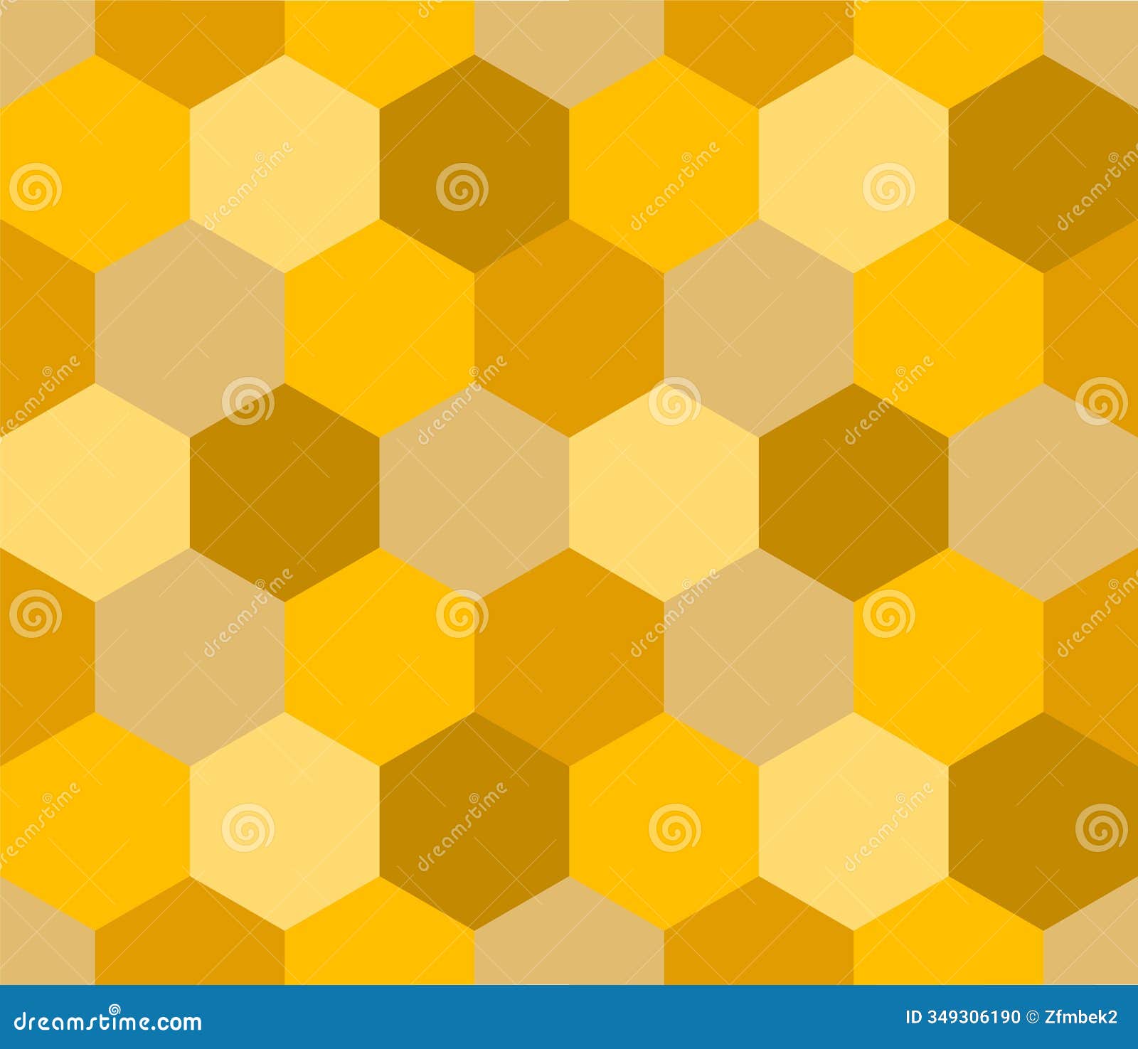 Seamless Geometric Honeycomb Pattern Stock Vector - Illustration of ...