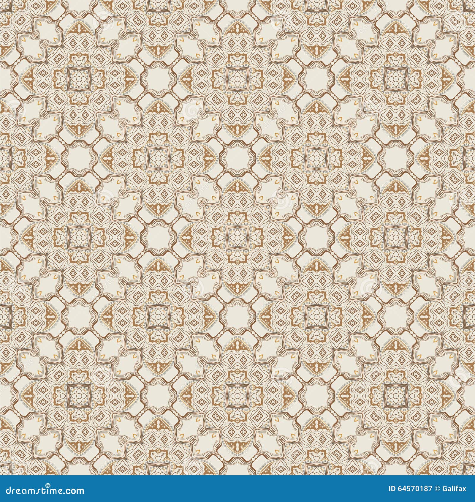 Seamless Geometric Islamic Pattern Stock Vector - Illustration of ...